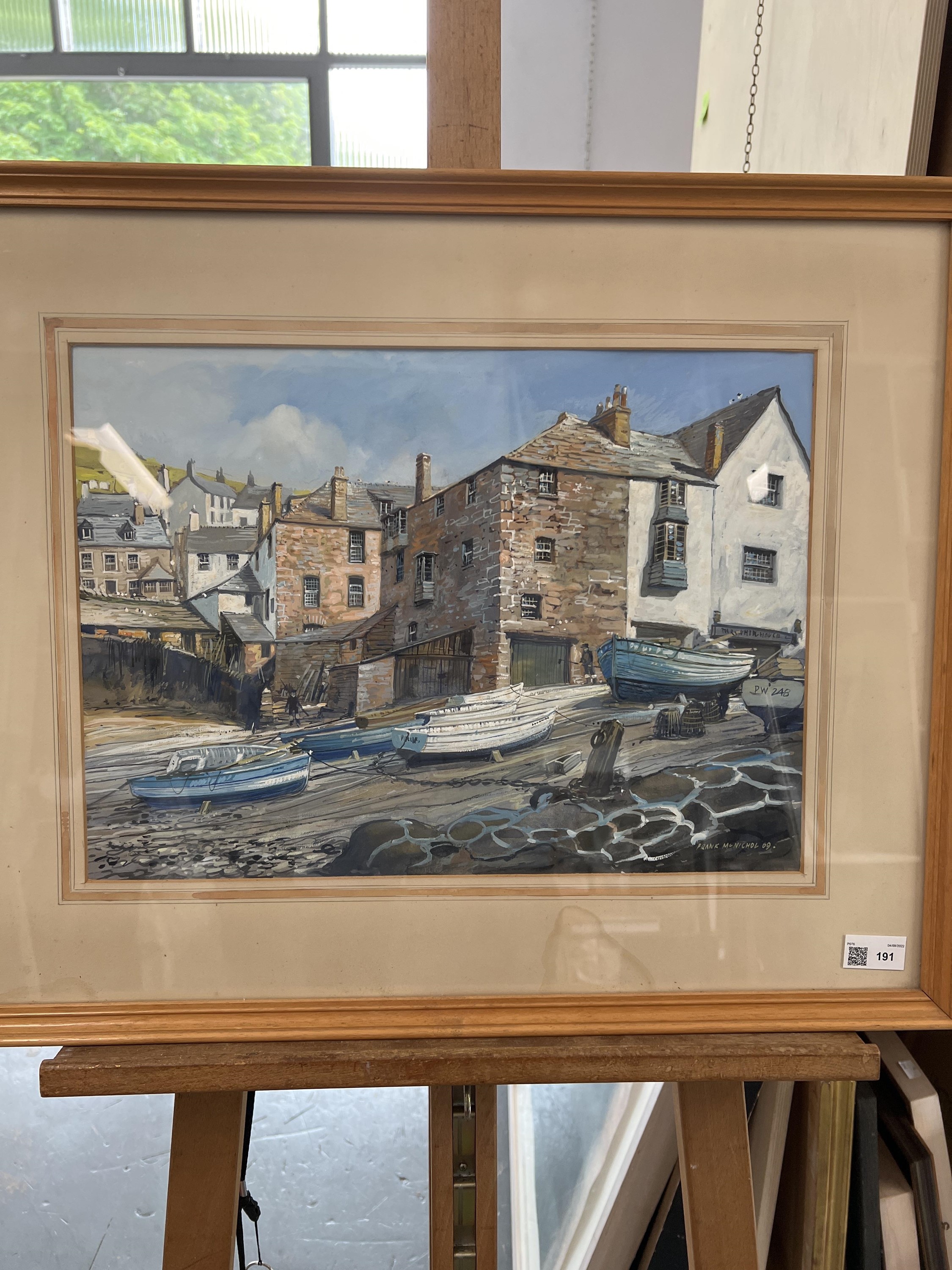 Lot 191 - Frank MCNICHOL (XIX-XX) Summer Morning Port