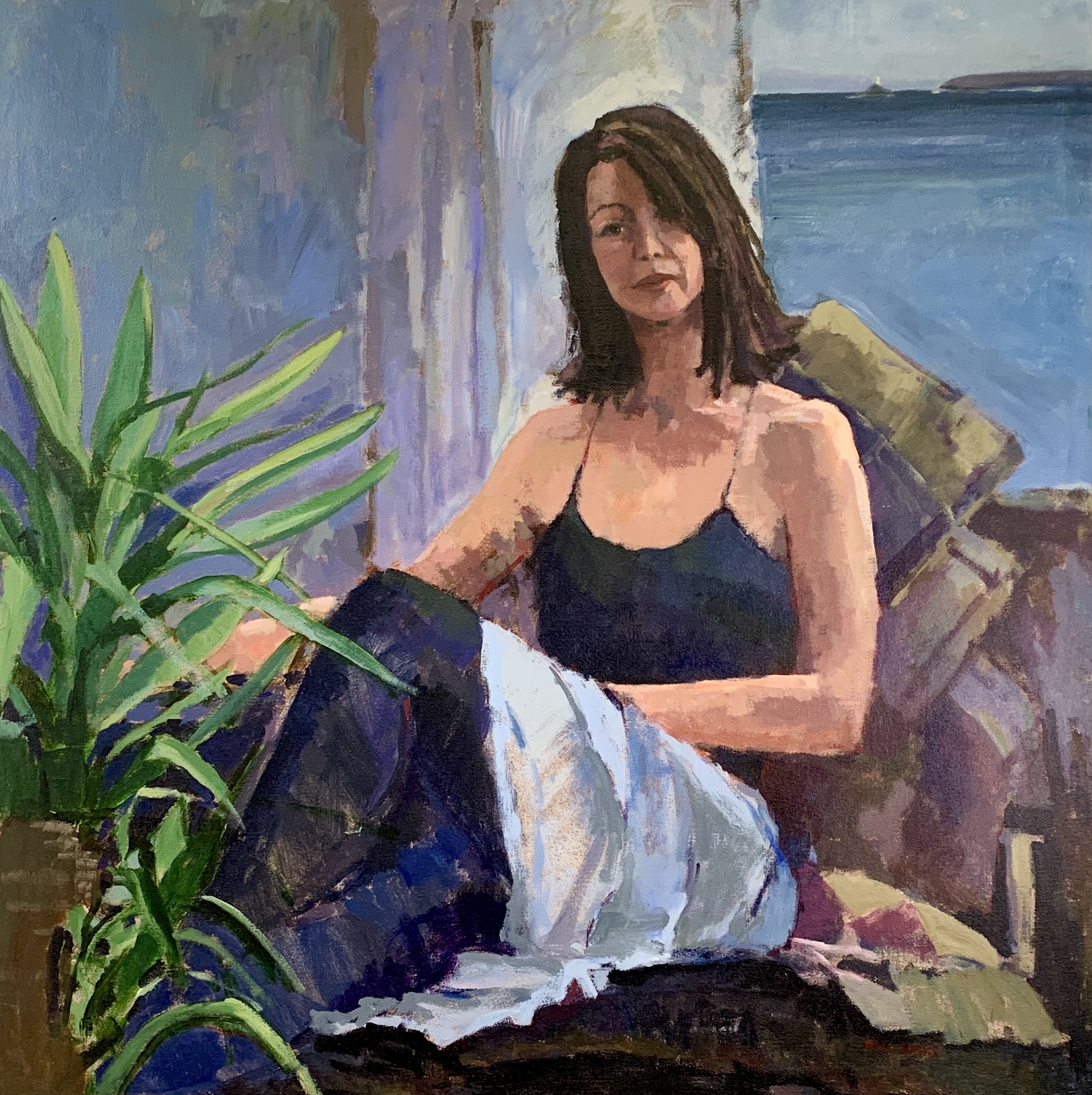 Lot 335 - Eric WARD (1945) Yvonne in the Artist's