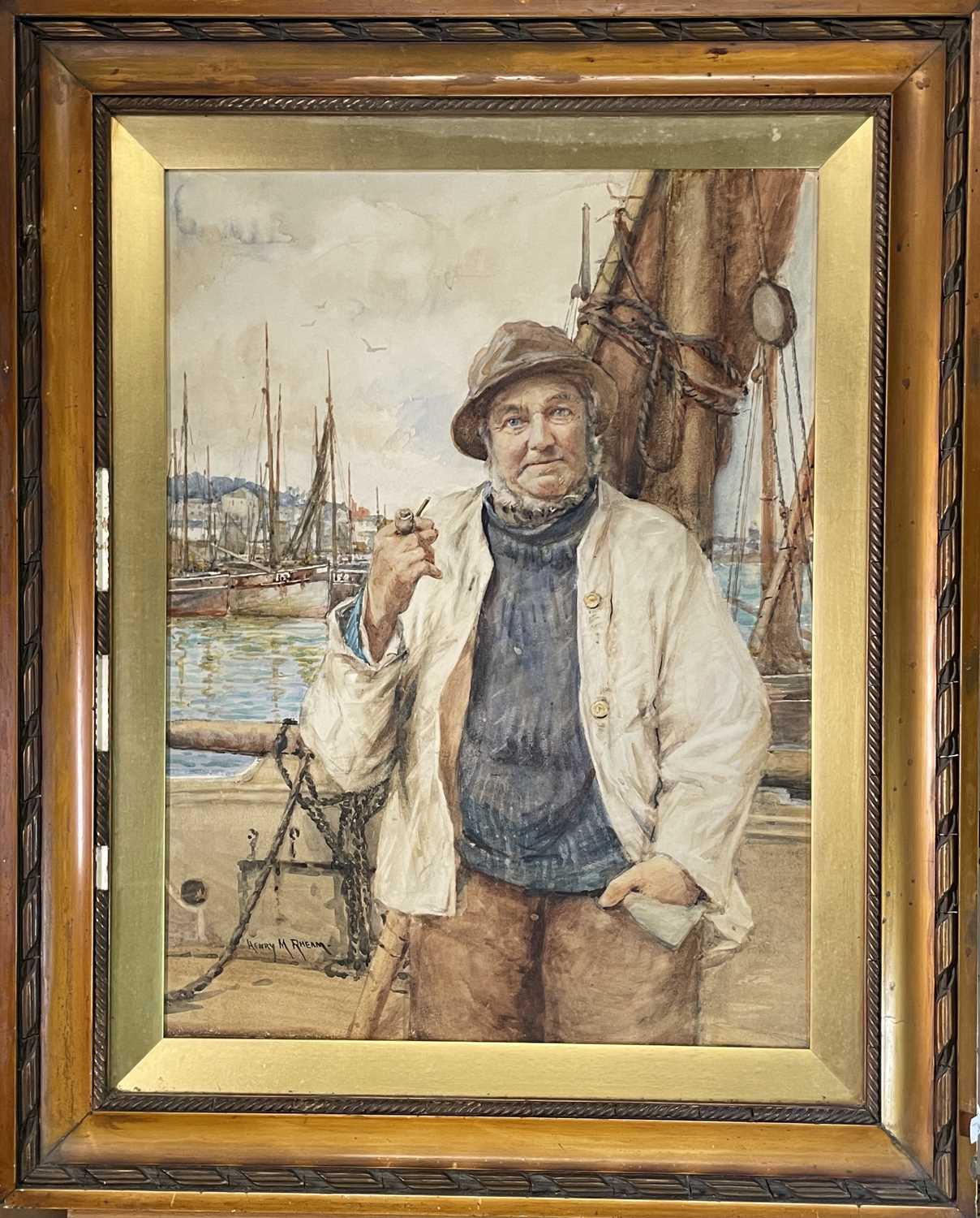 Lot 19 - Henry Meynell RHEAM (1859-1920) A Newlyn