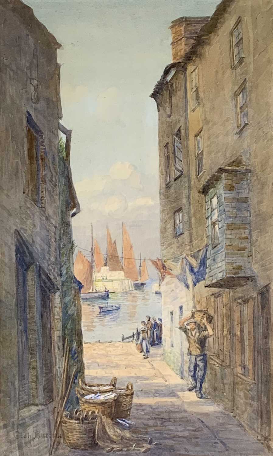 Lot 559 - Edith BARROW (?-1930) A Glimpse of the