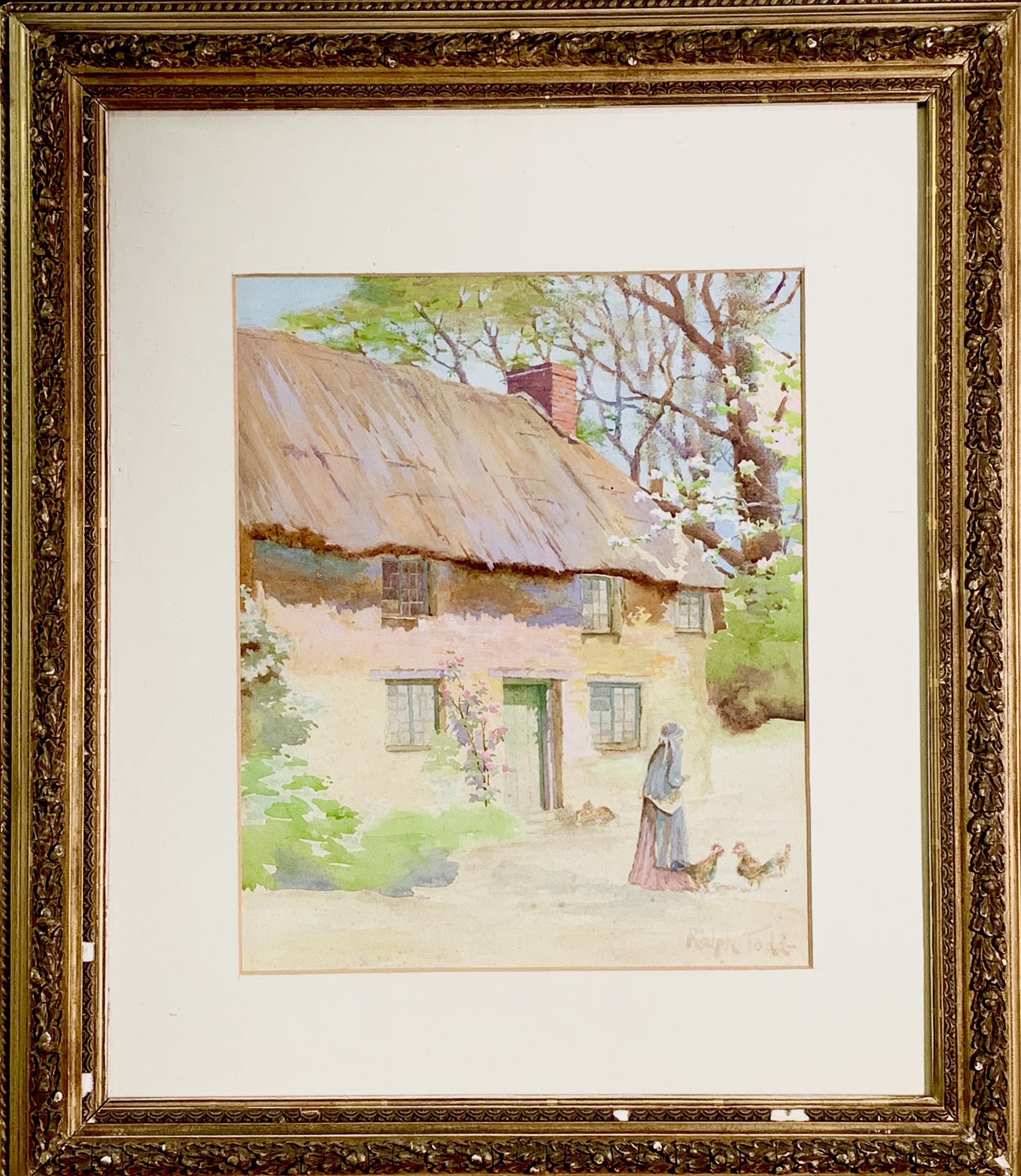 Lot 433 - Ralph TODD (1856-1932) St Keverne Church