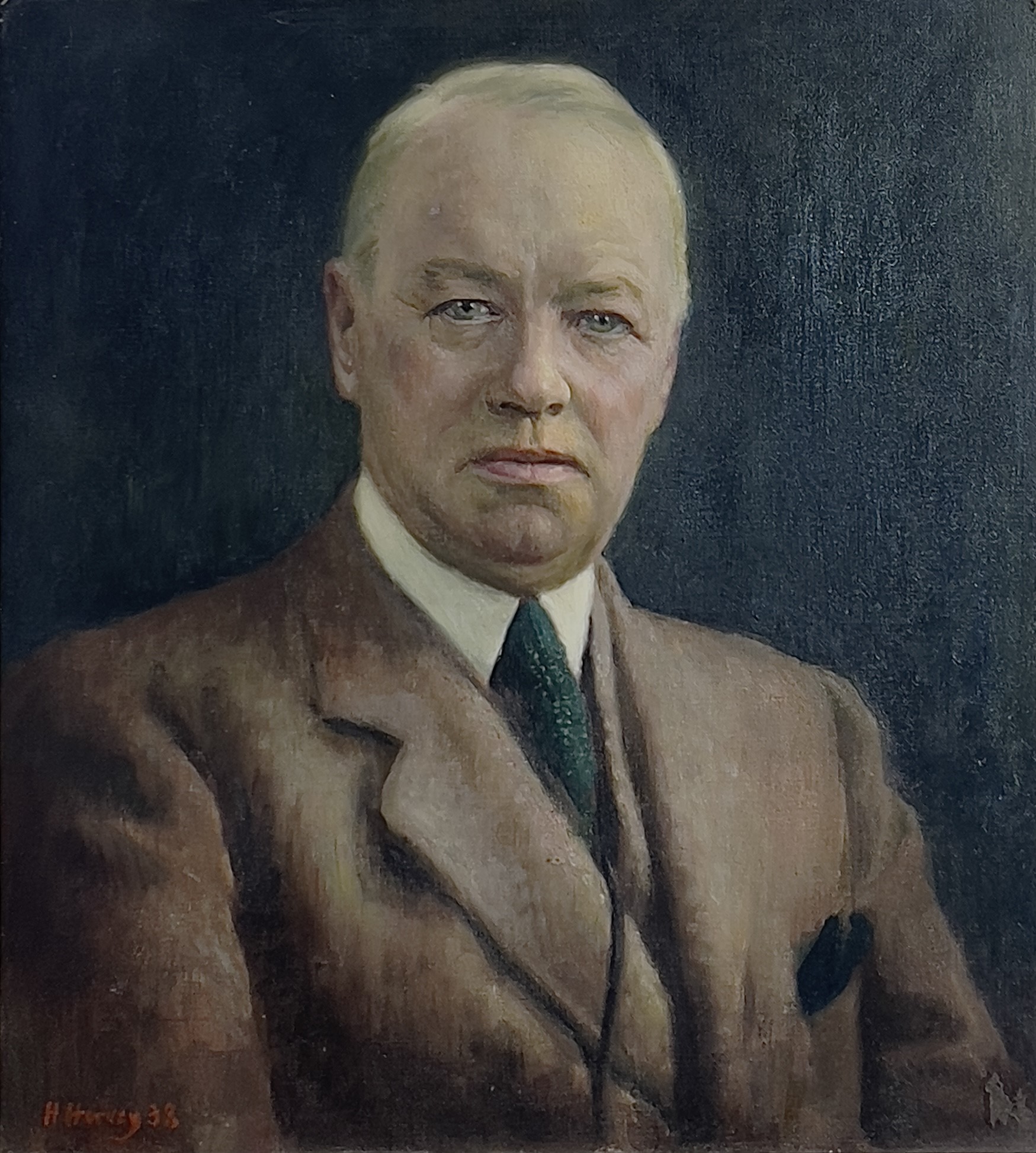 Lot 57 - Harold C. HARVEY (1874-1941) Portrait of Mr