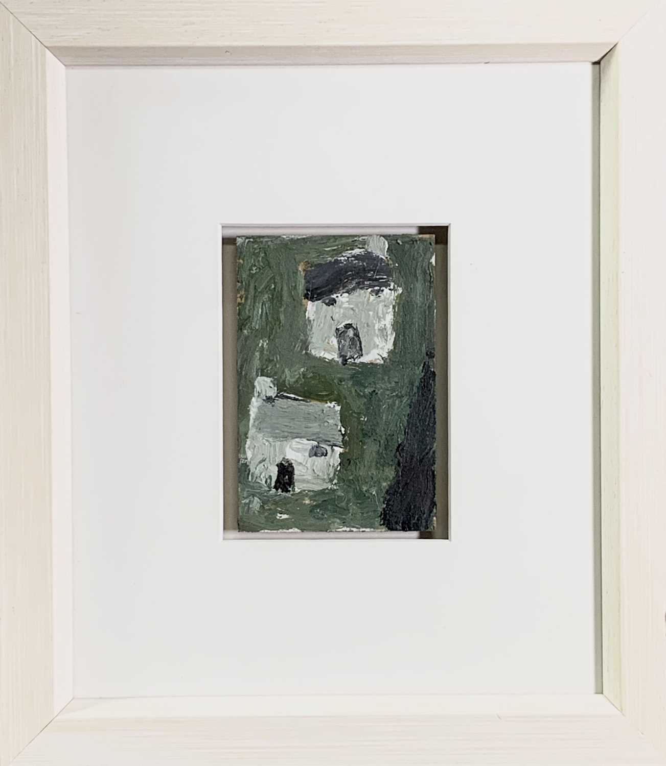 Lot 476 - David PEARCE (1963) Two Cottages Mixed media