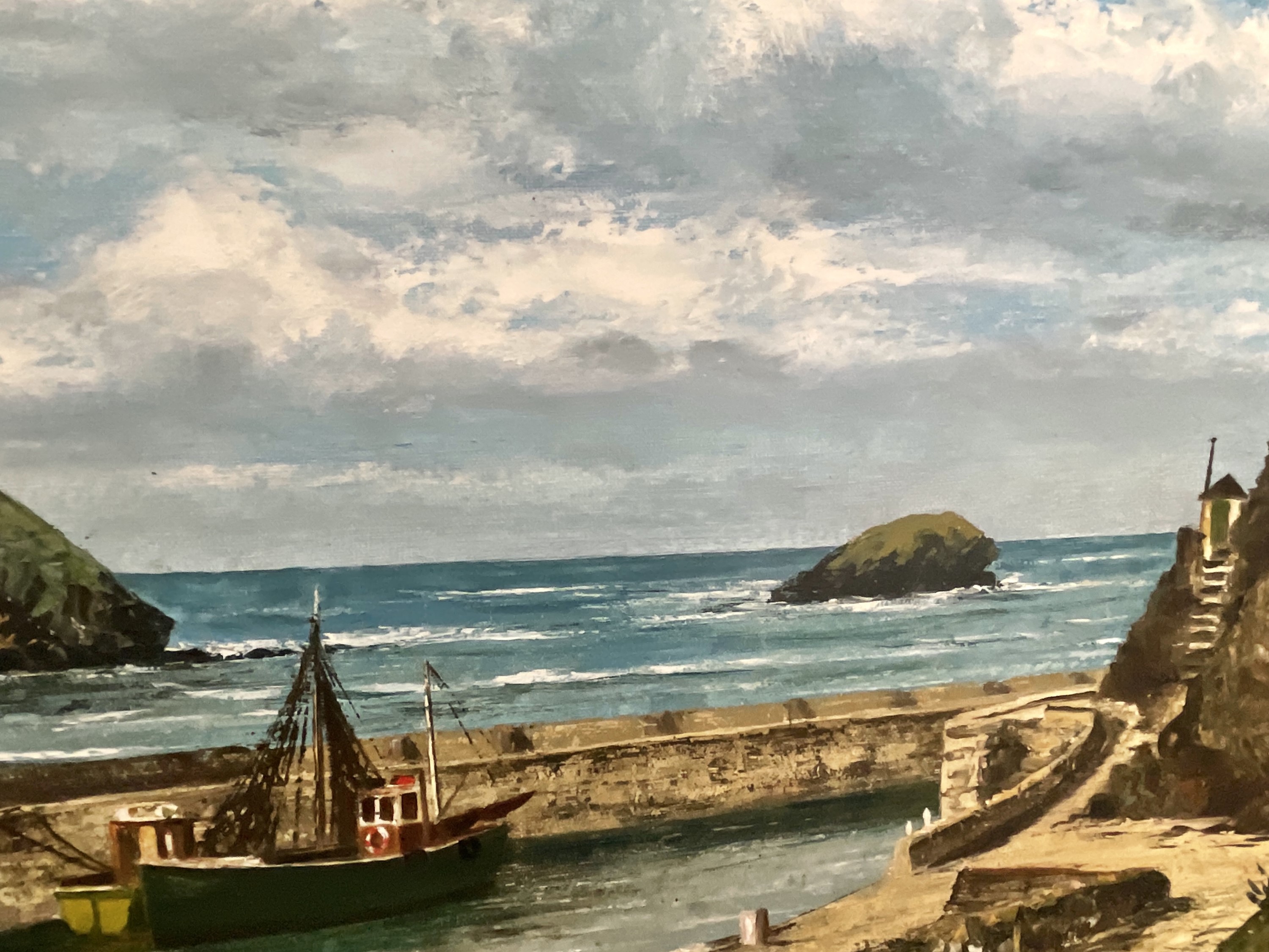 Lot 1427 - Nigel HALLARD (1936-2020) Portreath Harbour