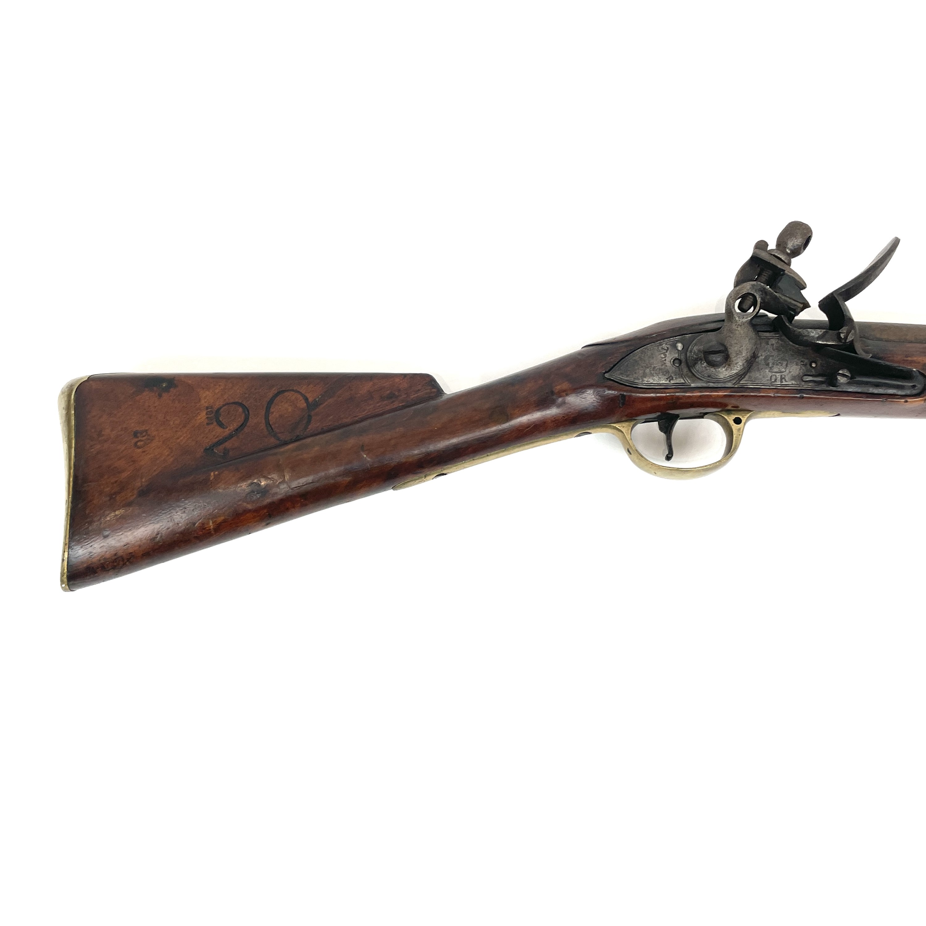 Lot 111 - A Brown Bess flintlock musket, early 19th