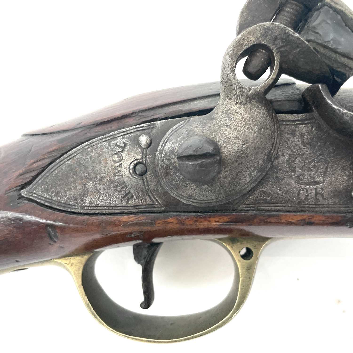Lot 111 - A Brown Bess flintlock musket, early 19th