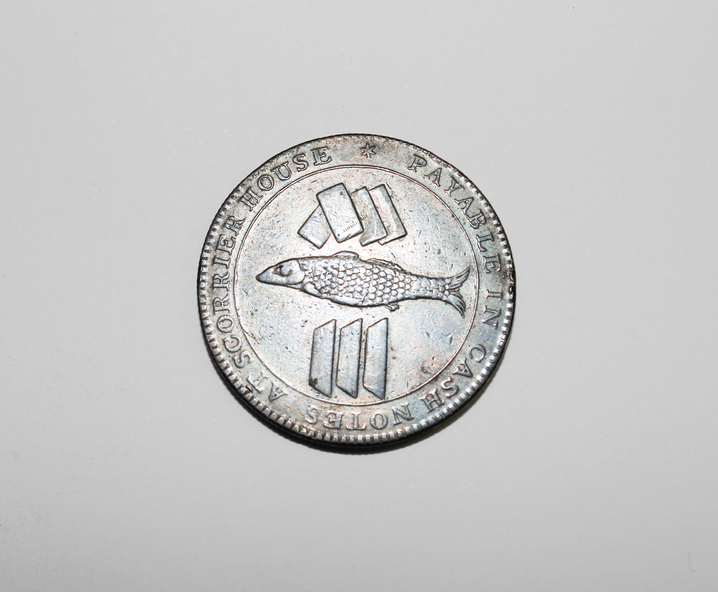 Lot 2 - Cornish 19th Century Penny Tokens (2):