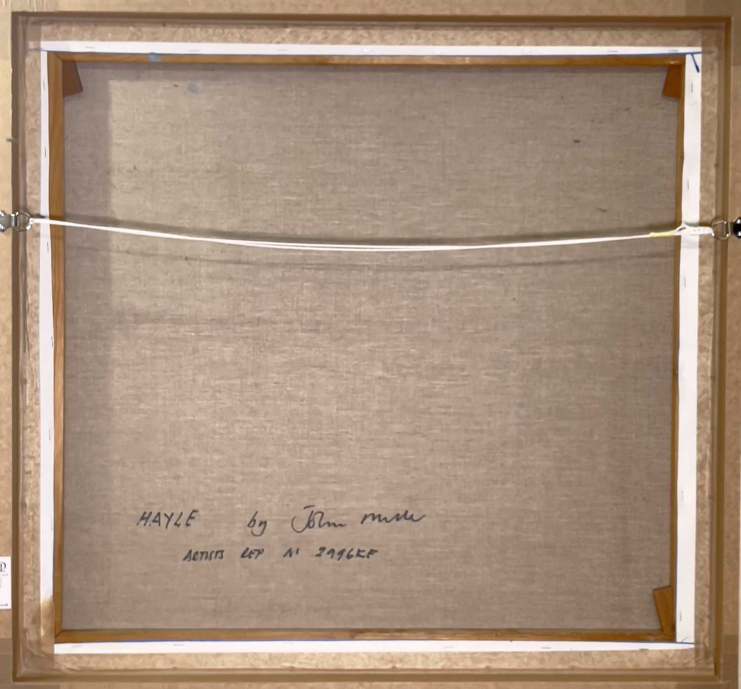 Lot 14 - John MILLER (1931-2002) Hayle Oil on canvas