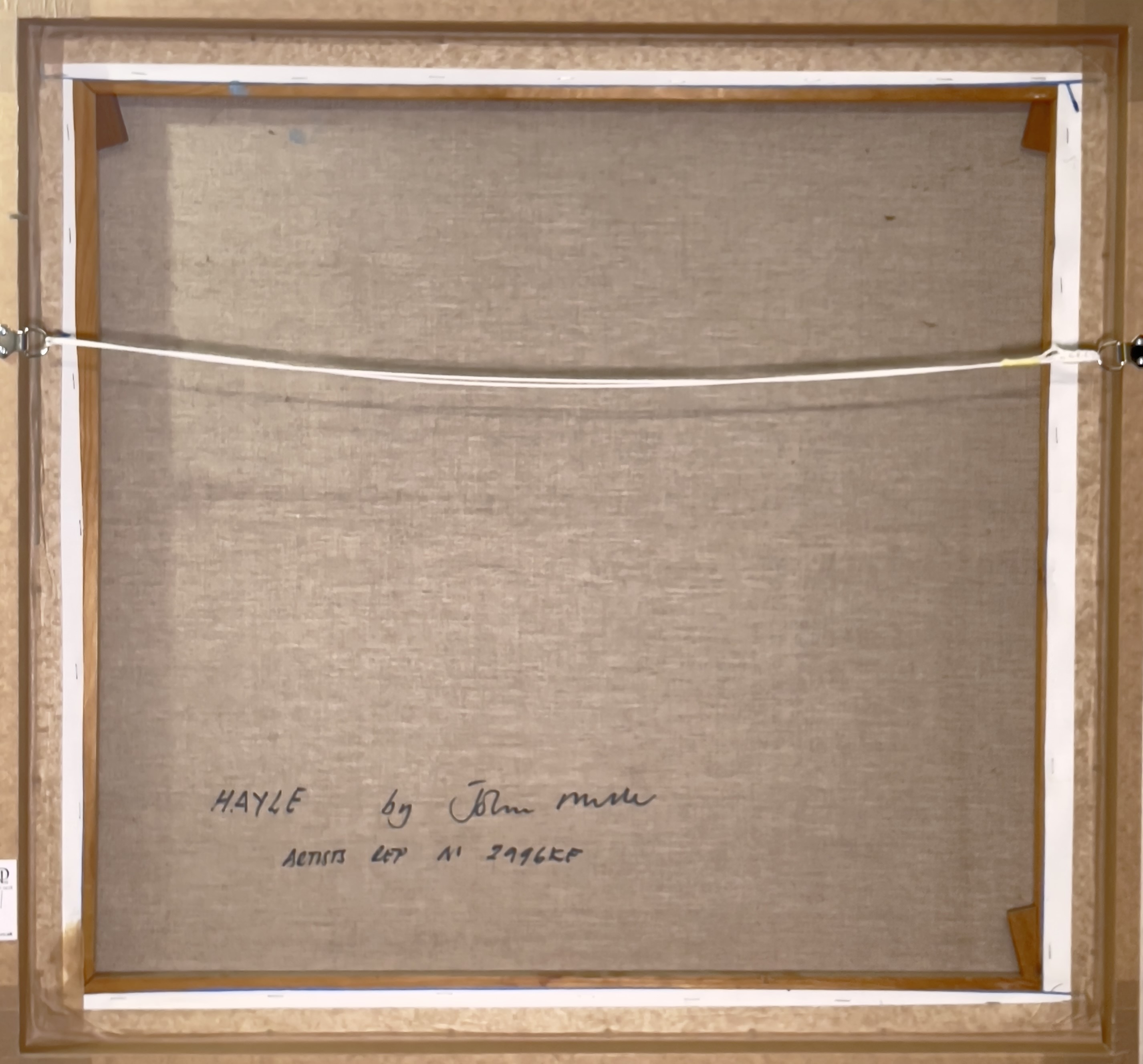 Lot 14 - John MILLER (1931-2002) Hayle Oil on canvas