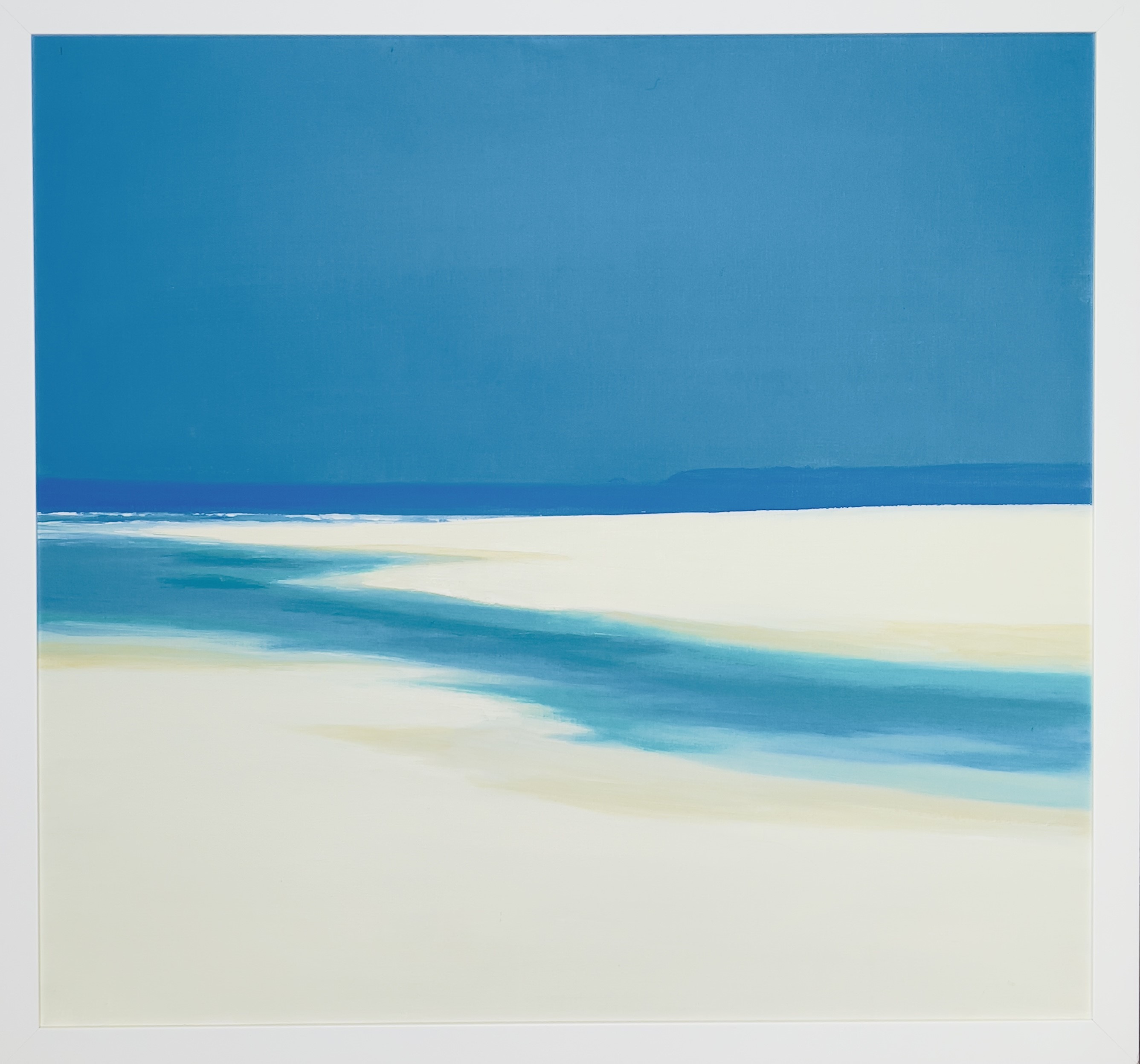 Lot 14 - John MILLER (1931-2002) Hayle Oil on canvas