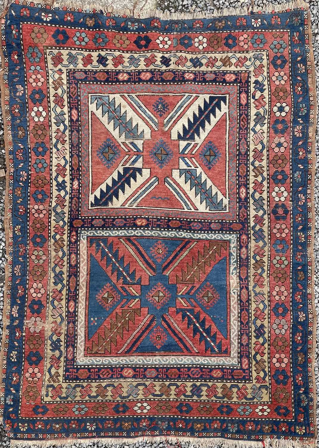 Lot 1202 - A Kazak rug, South West Caucasus, circa