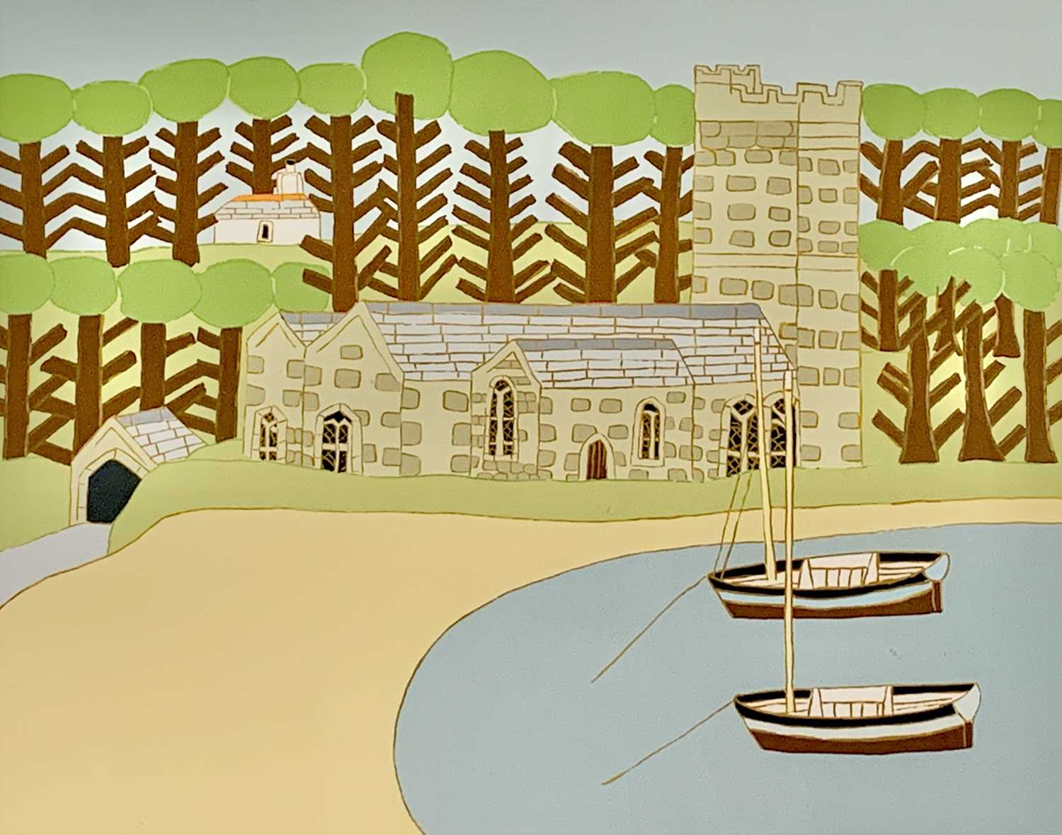 Lot 484 - Bryan PEARCE (1929-2006) St Just in Roseland