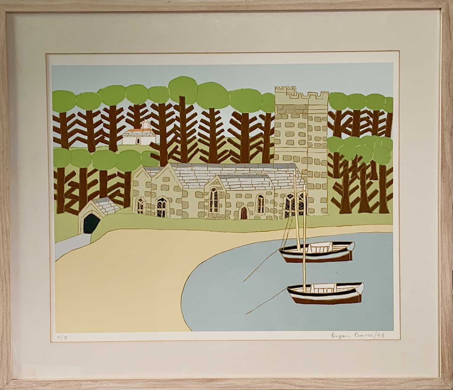 Lot 484 - Bryan PEARCE (1929-2006) St Just in Roseland