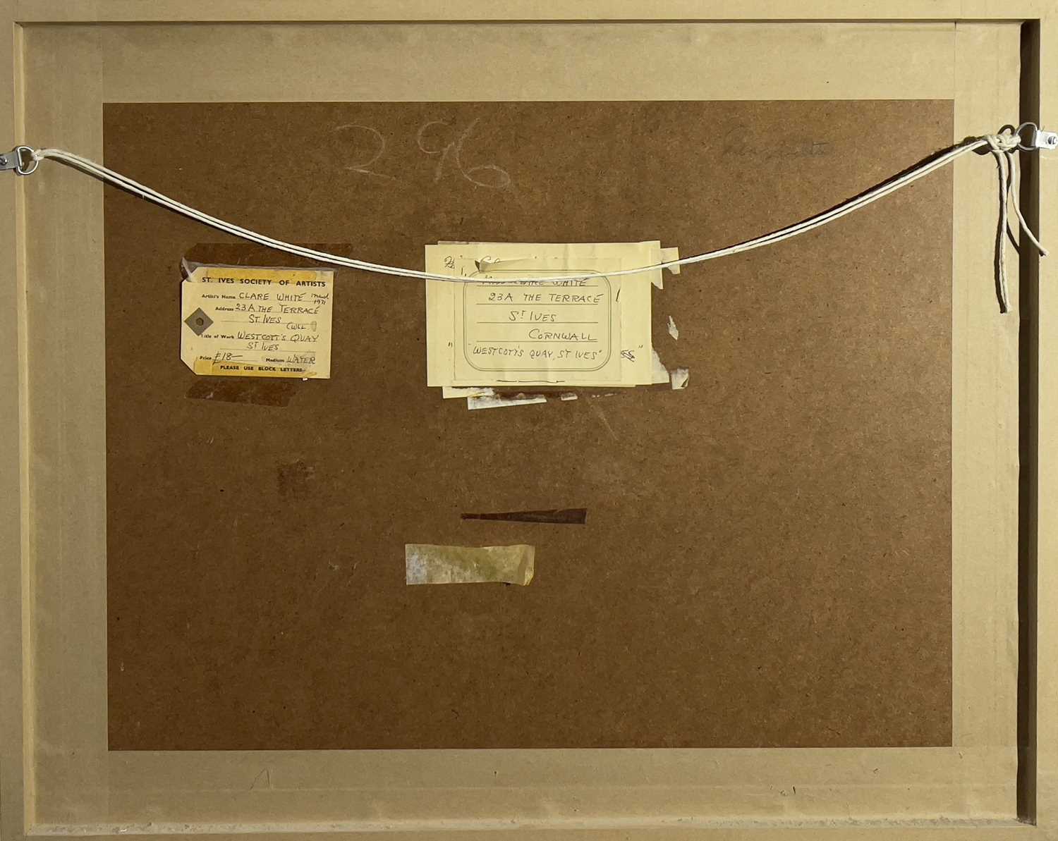 Lot 4 - Clare WHITE (1903-1997) Westcott's Quay, St