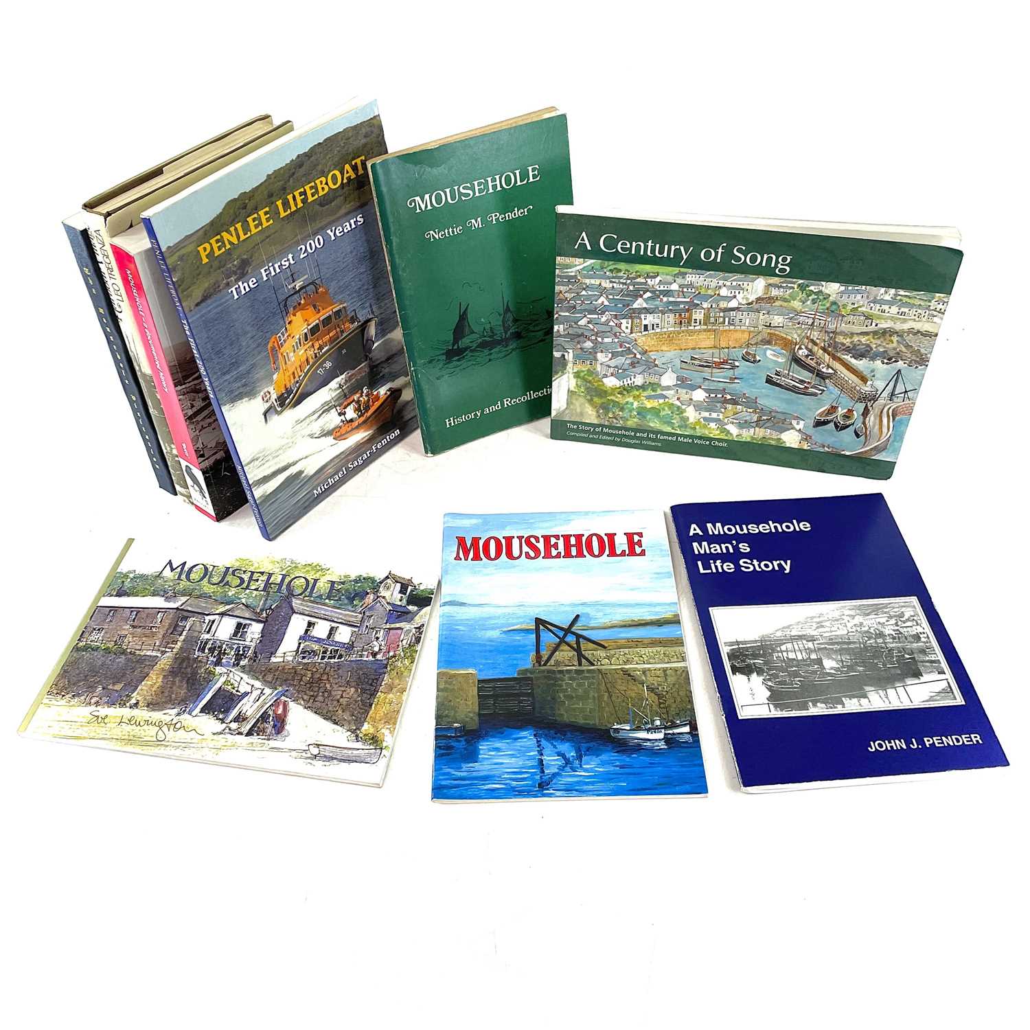 Lot 1098 - LOCAL INTEREST: Nine books about Mousehole,