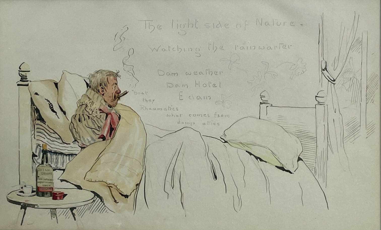 Lot 386 - Frederick HALL (1860-1948) Man in a Dog Cart