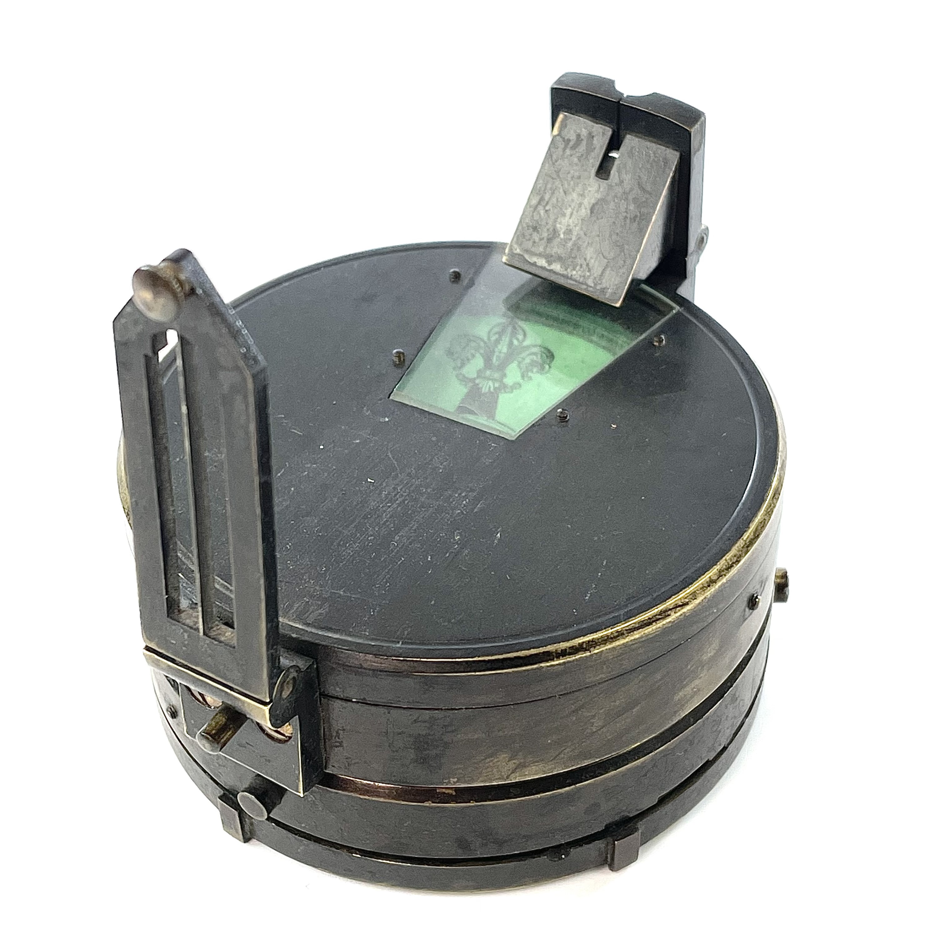 Lot 79 - A 19th century J Hicks Hatton Garden compass