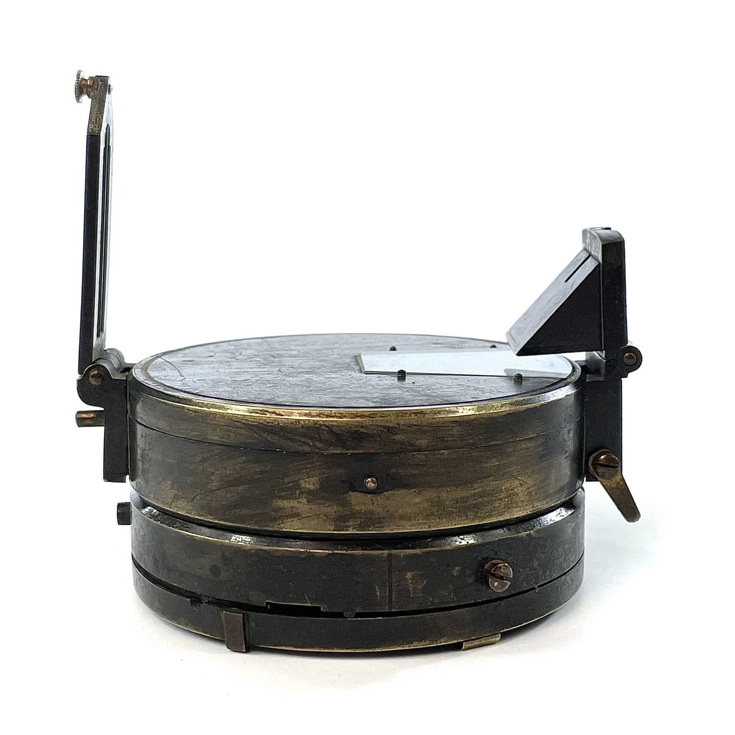 Lot 79 - A 19th century J Hicks Hatton Garden compass