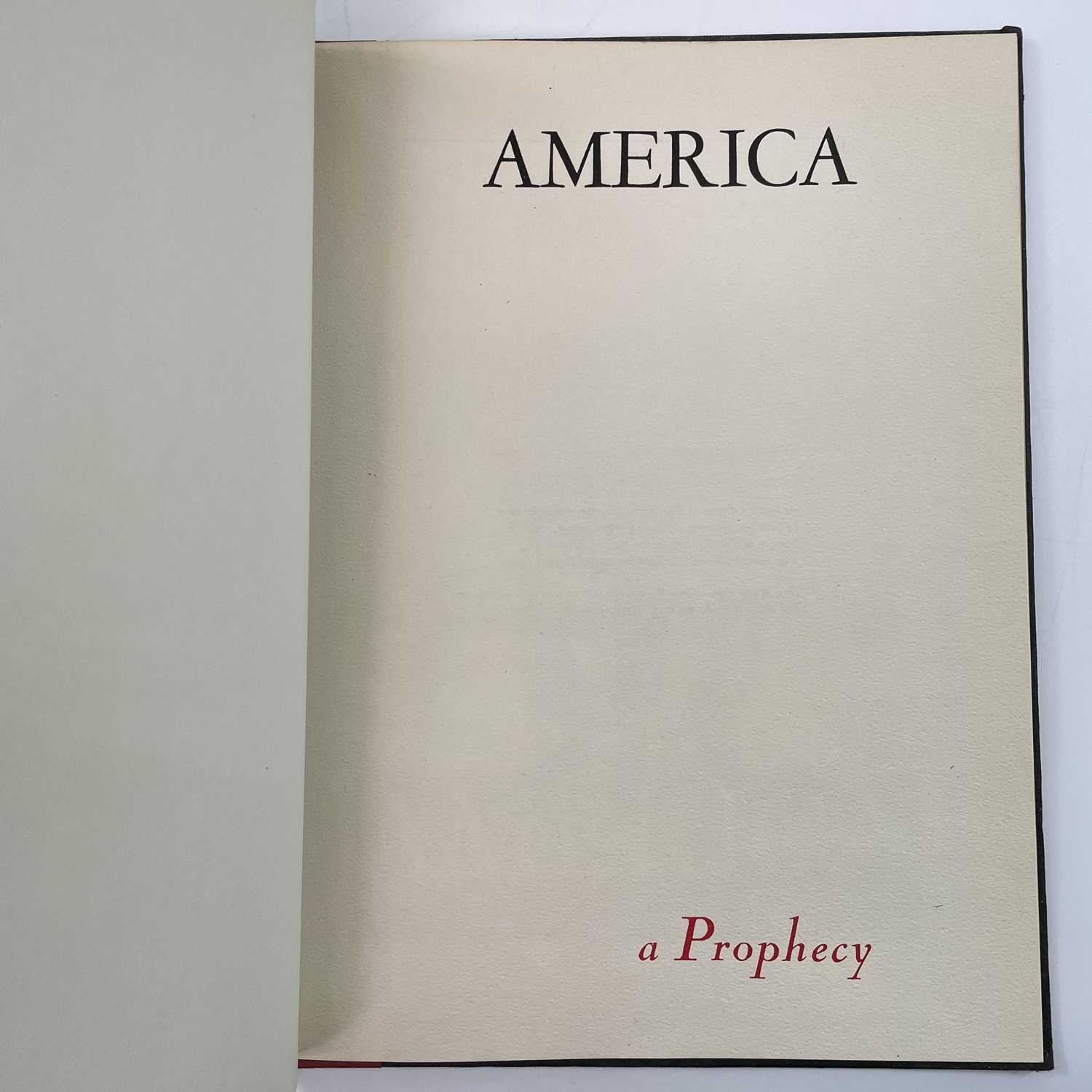 Lot 311 - WILLIAM BLAKE. 'America, A Prophecy,'