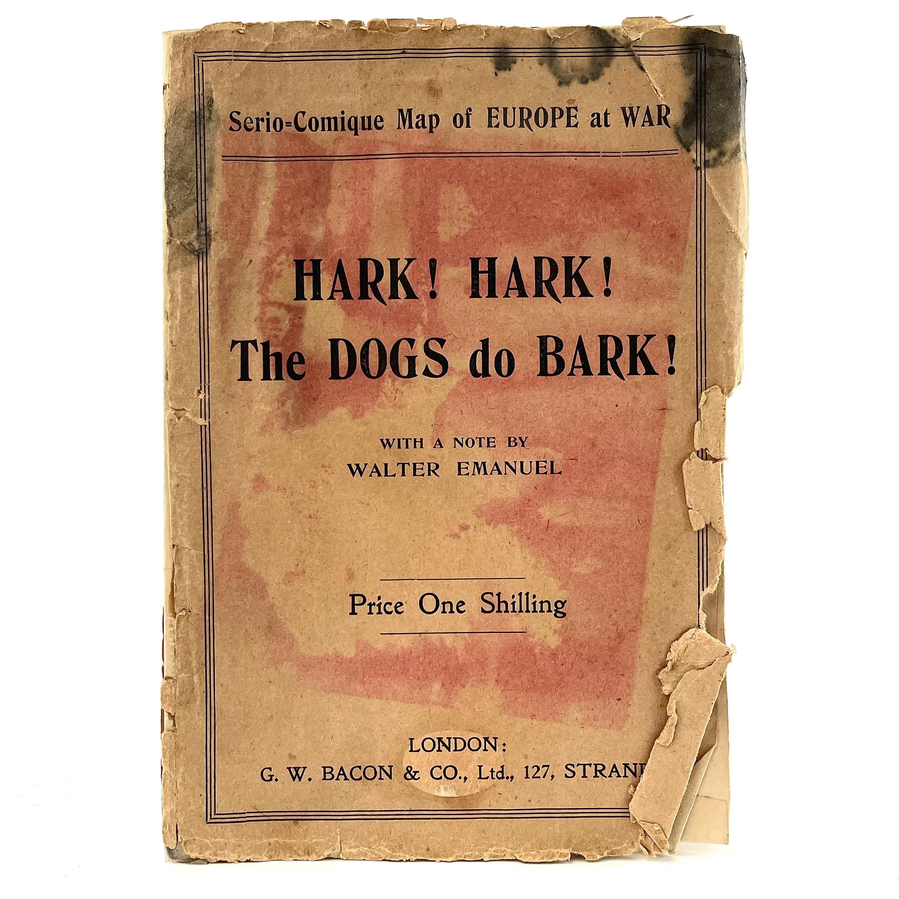 Lot 319 - WORLD WAR I. 'Hark! Hark! The Dogs Do Bark!,'