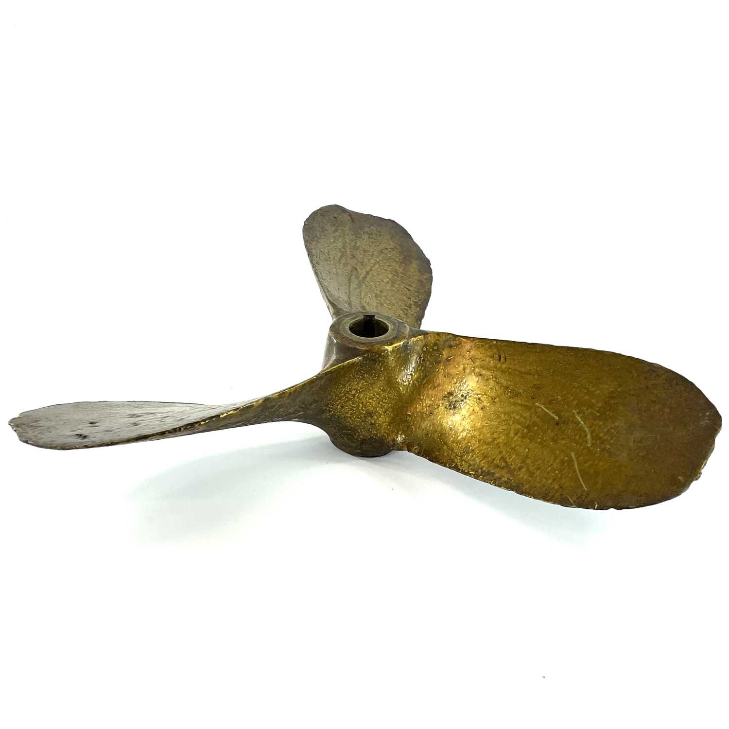 Lot 27 - A bronze three blade ship's propellor,