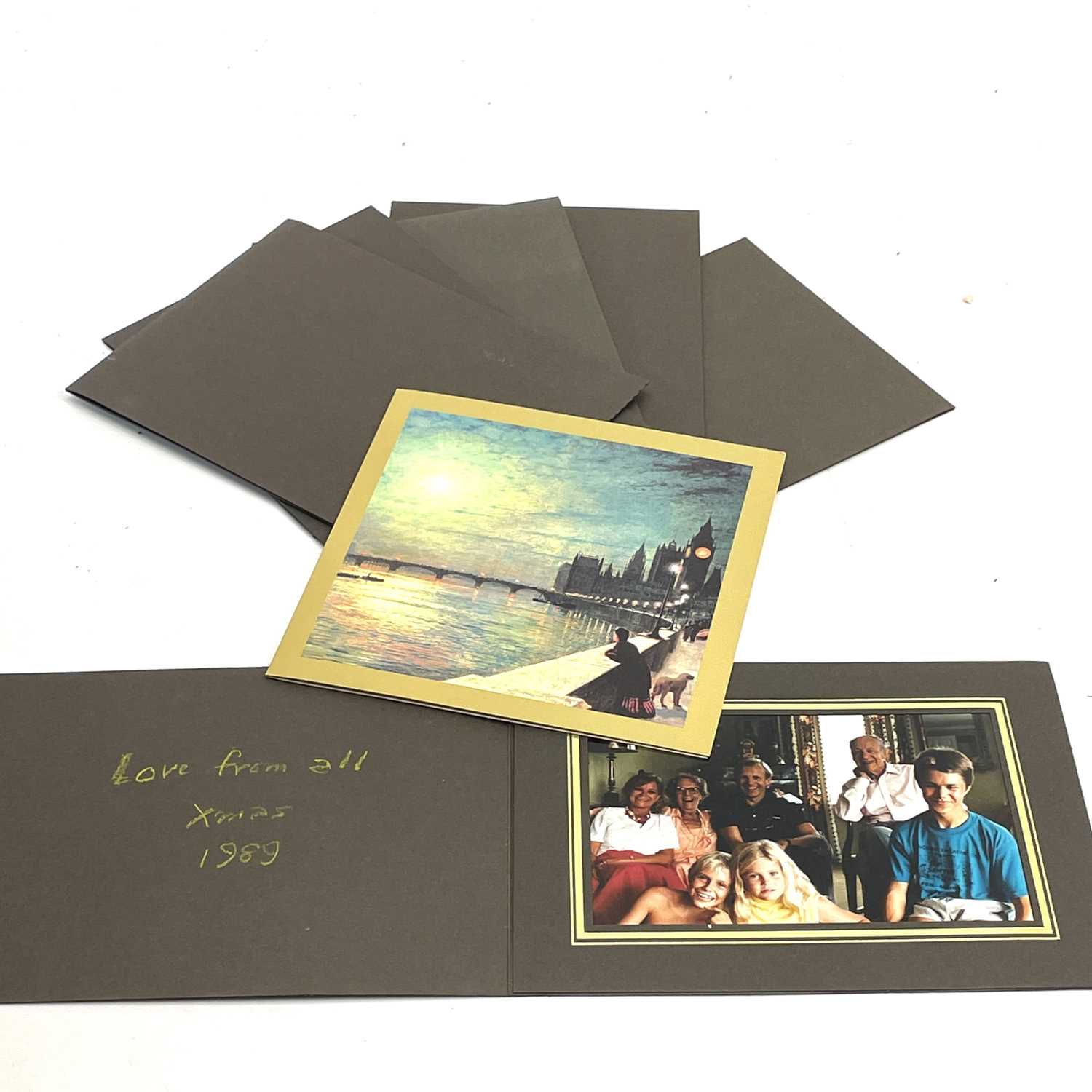 Lot 1235 - WINSTON GRAHAM. Six Christmas cards from