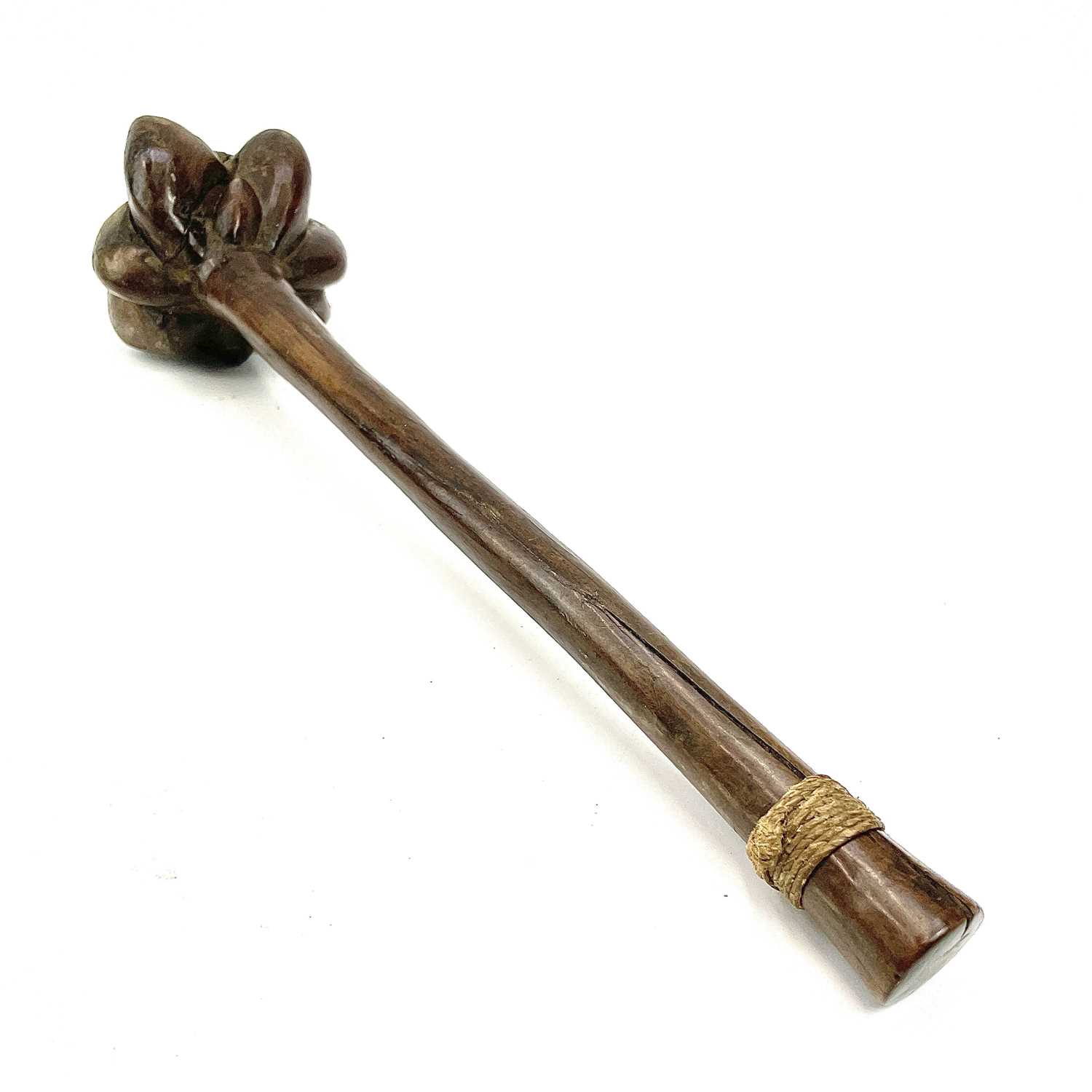 Lot 6 - A Fiji hardwood throwing club, 19th century,