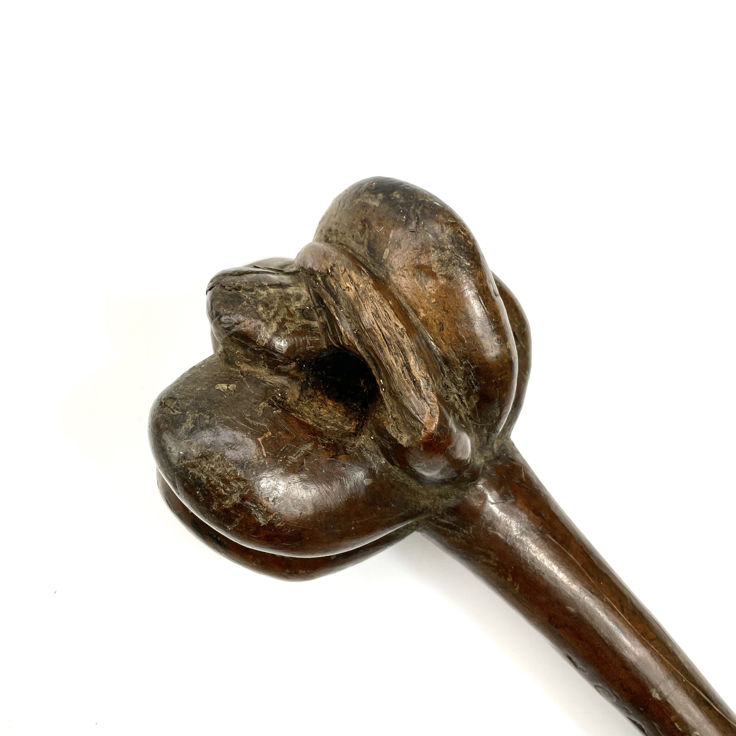 Lot 6 - A Fiji hardwood throwing club, 19th century,