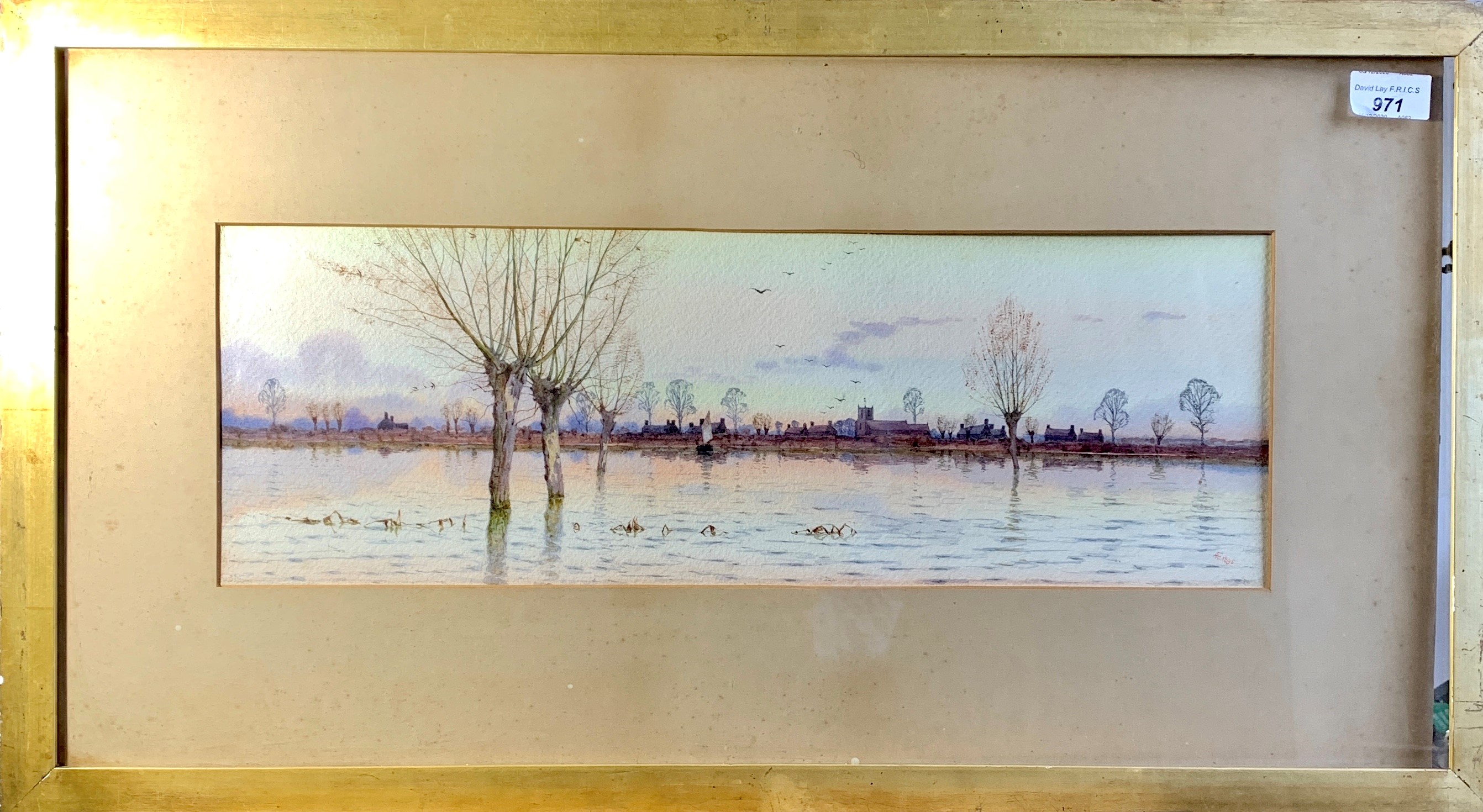 Lot 971 - Arthur Anderson FRASER (1861-1904) Flooded