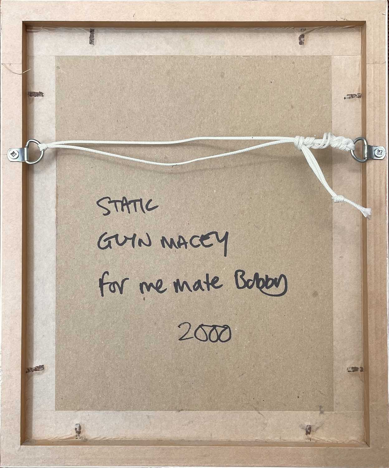 Lot 183 - Glyn MACEY (1969) Static Oil on board Signed