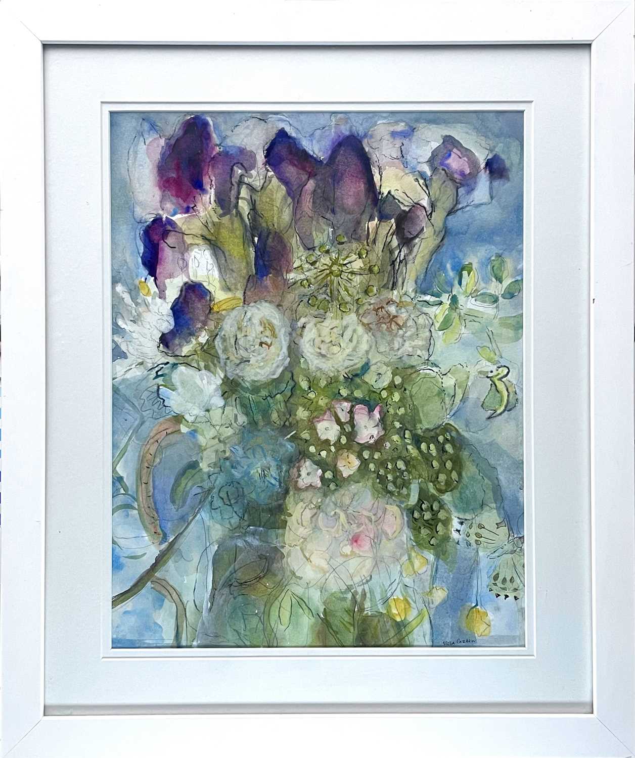 Lot 642 - Stella CARDEW (XX-XXI) Still life of flowers