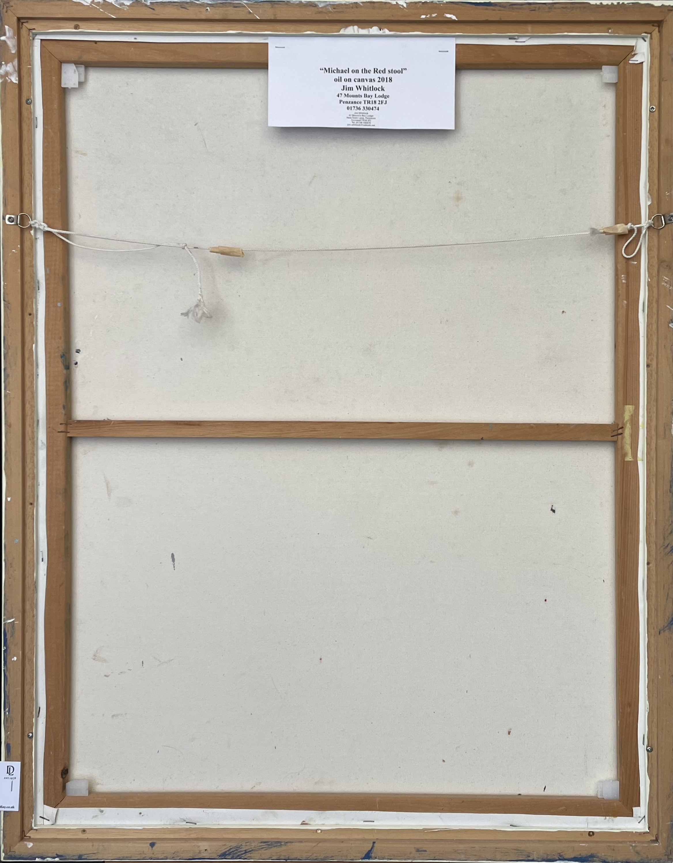 Lot 368 - Jim WHITLOCK (1944) Michael on a Red Stool