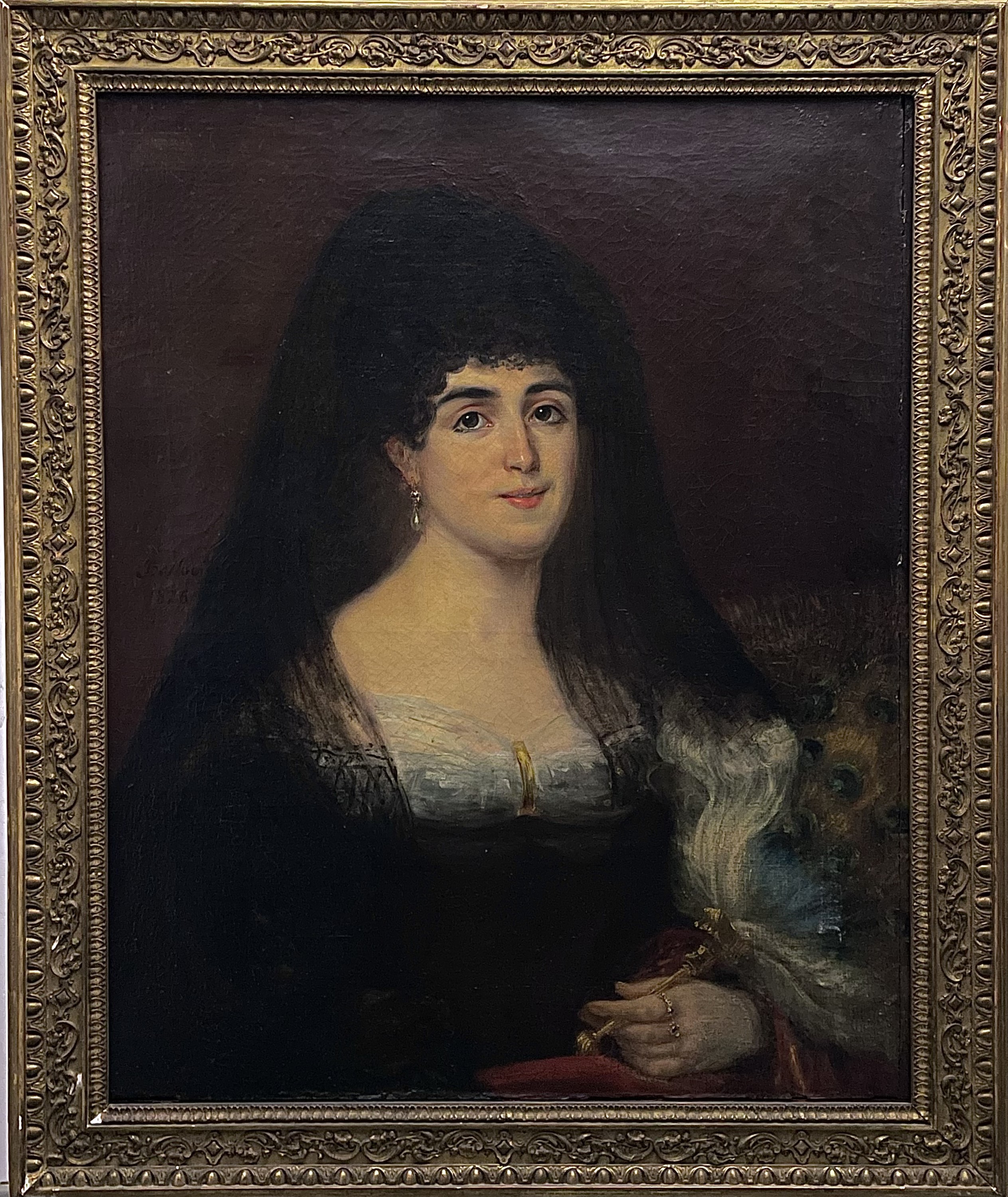 Lot 481 - Jean Hilaire BELLOC (1786-1866) Portrait of