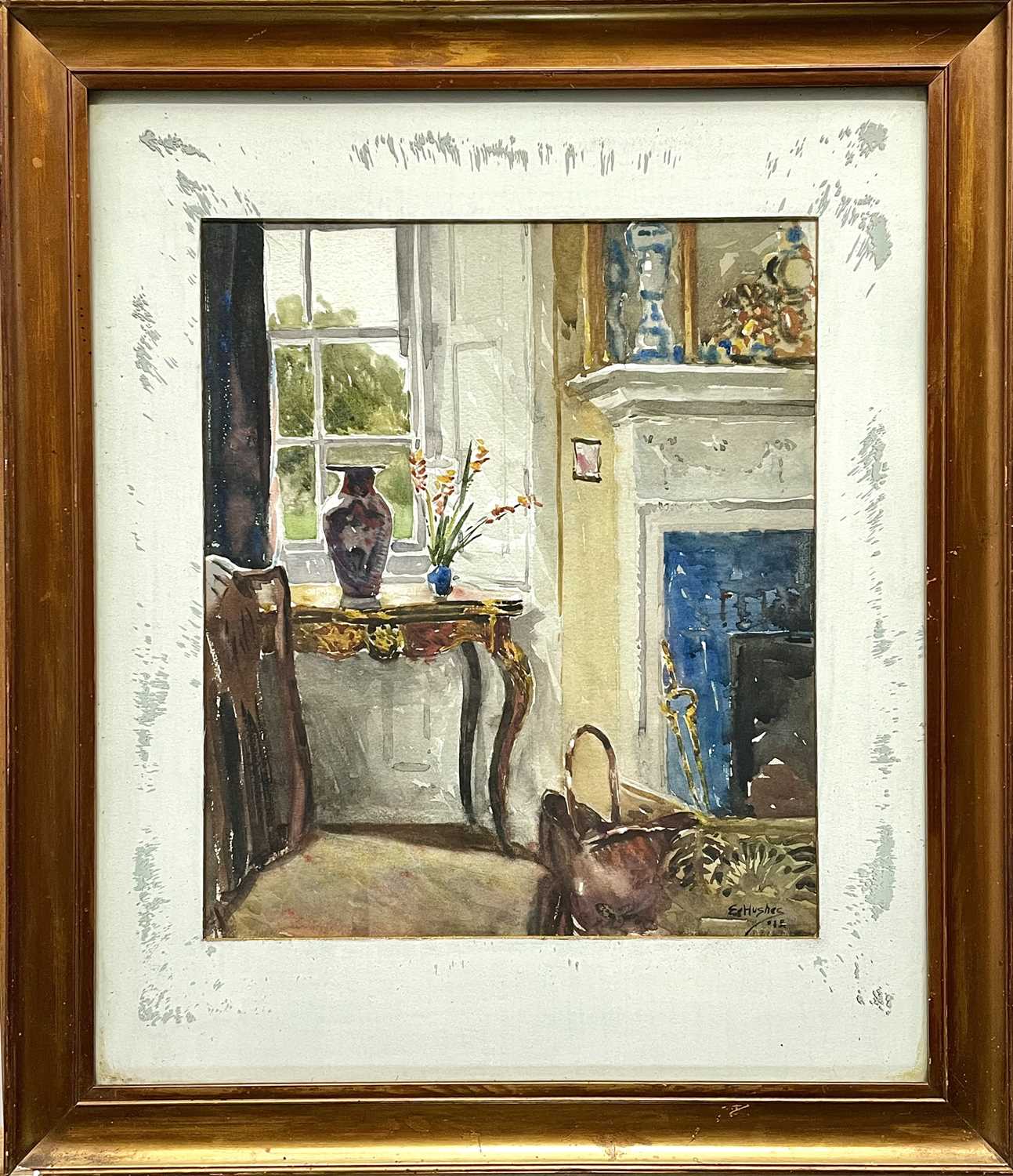 Lot 152 - Eleanor HUGHES (1882-1959) The drawing room