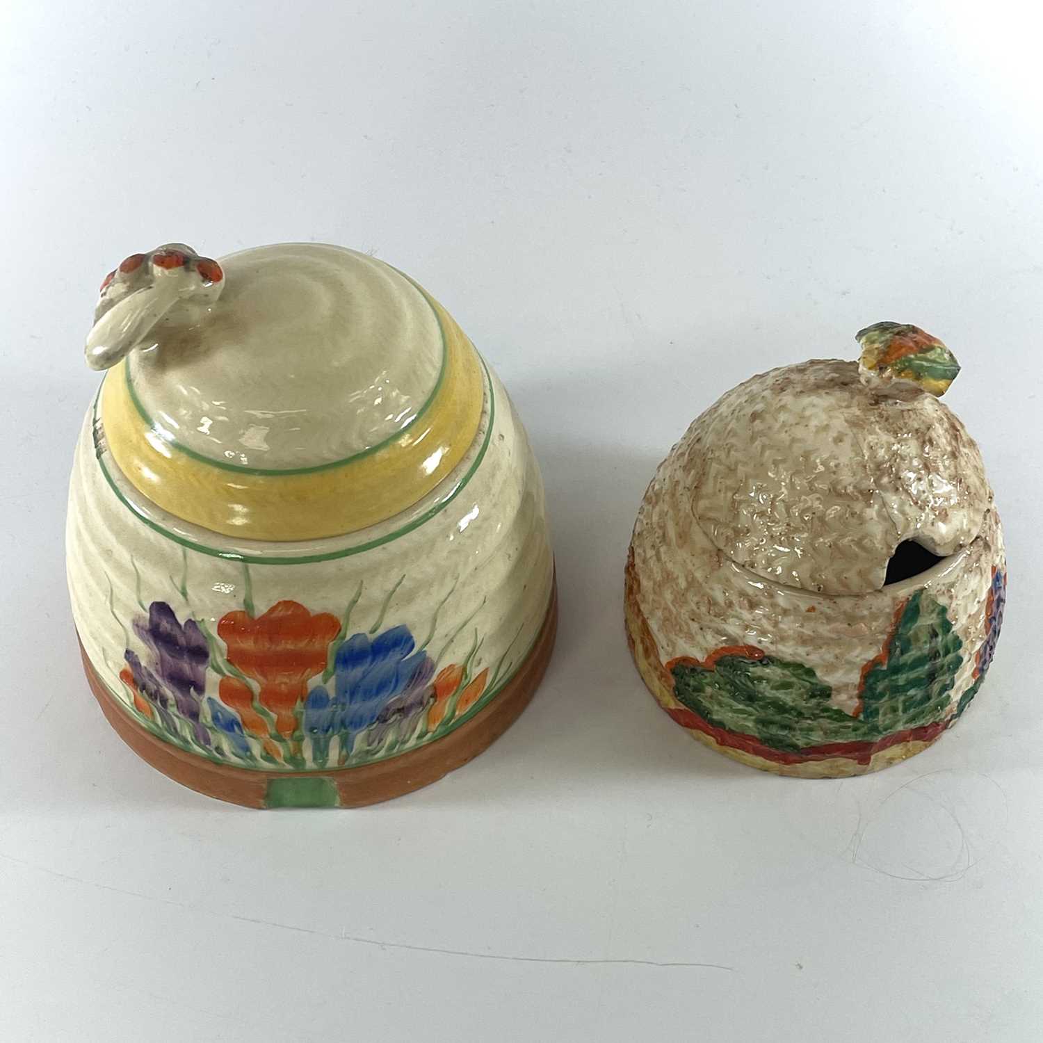Lot 842 - Clarice Cliff, a Patina pattern beehive