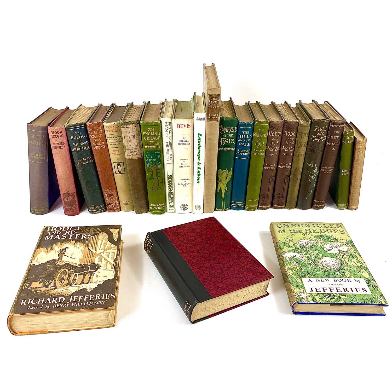 Lot 390 - Twenty four works by Richard Jefferies.