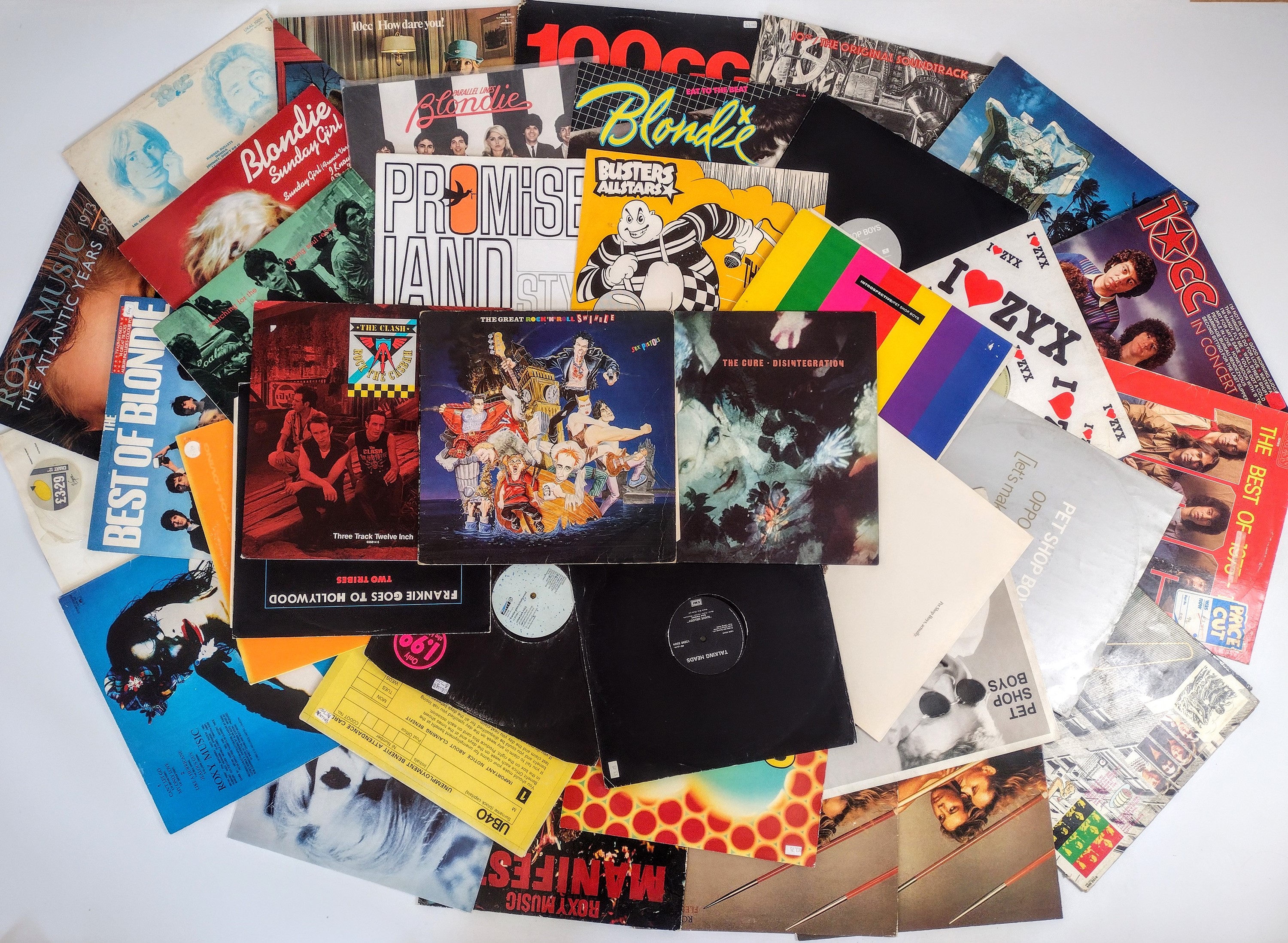 Lot 80 - POST PUNK/NEW WAVE/POP. Forty 12" albums and