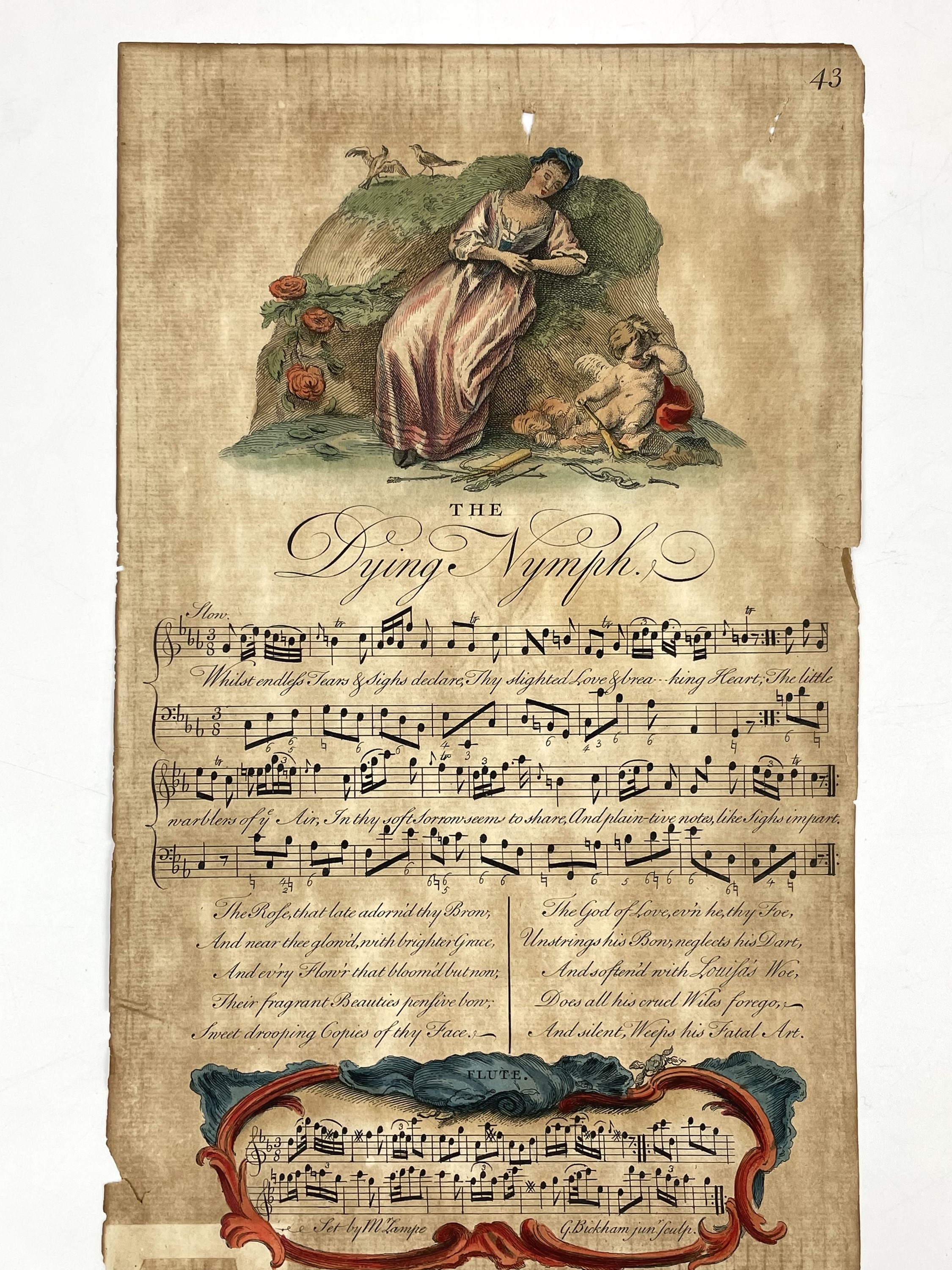 Lot 414 - Engraved Sheet Music.