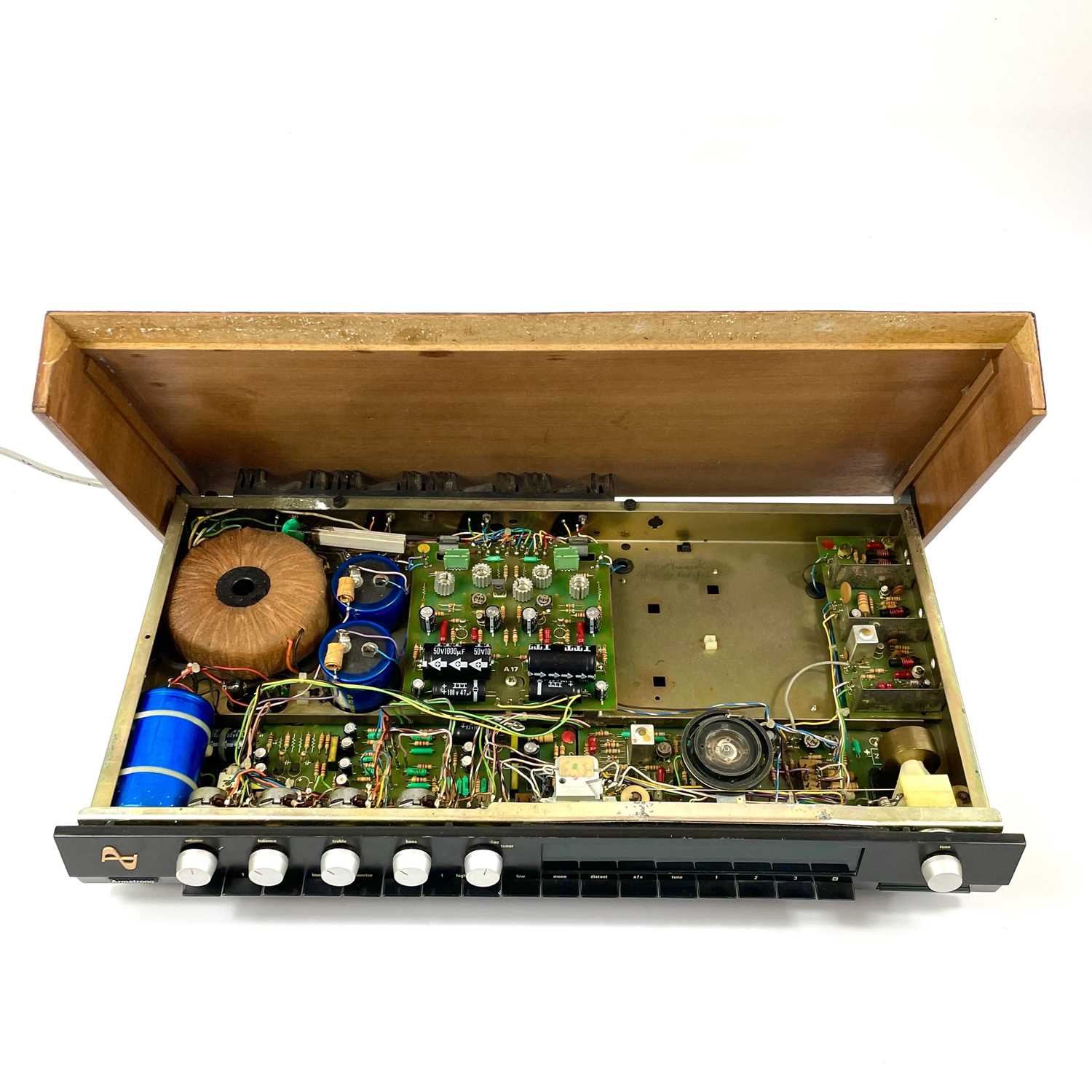 Lot 140 - A 1970s 'Armstrong' 625 amplifier and tuner.