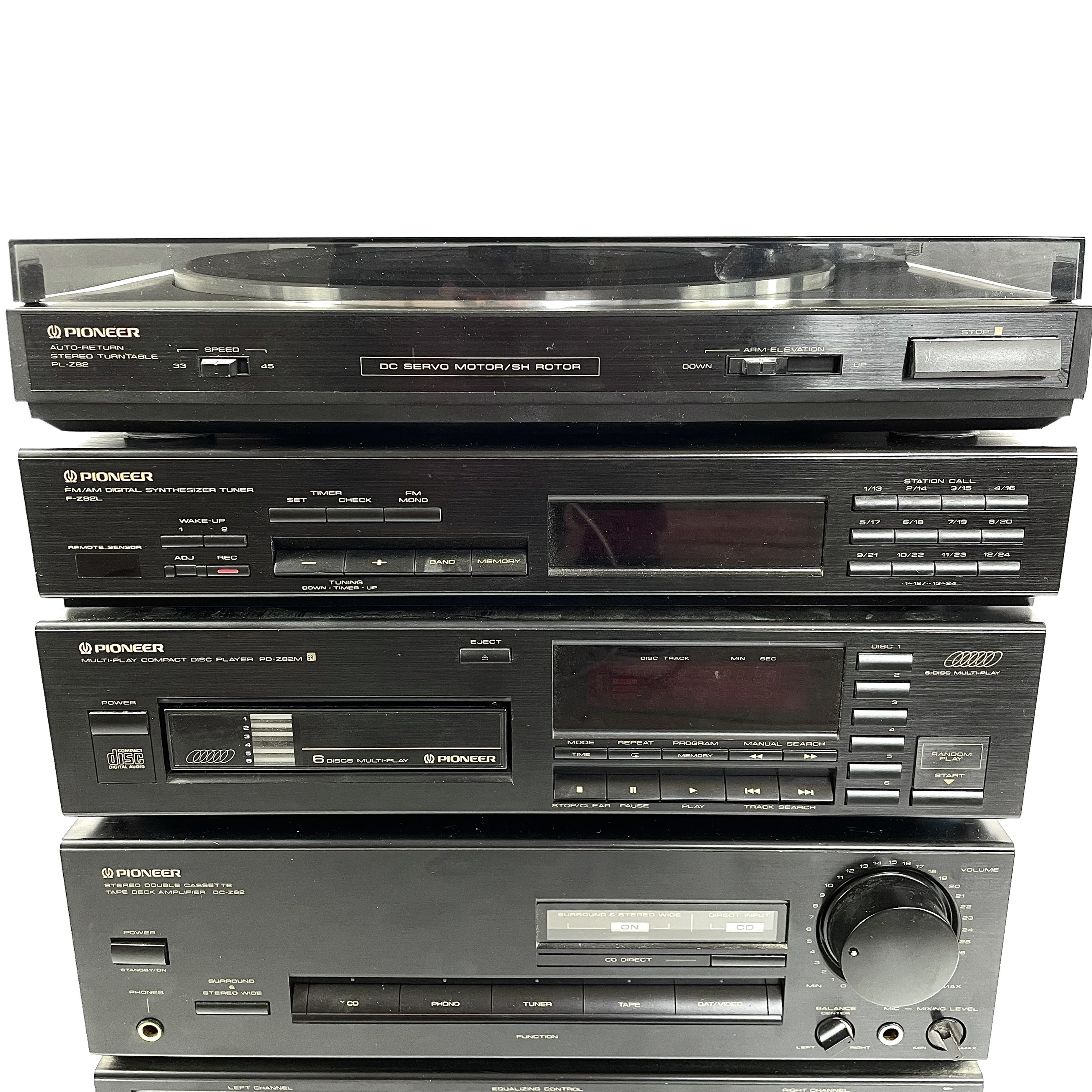 Lot 150 - A 'Pioneer' stereo Hifi stack system.