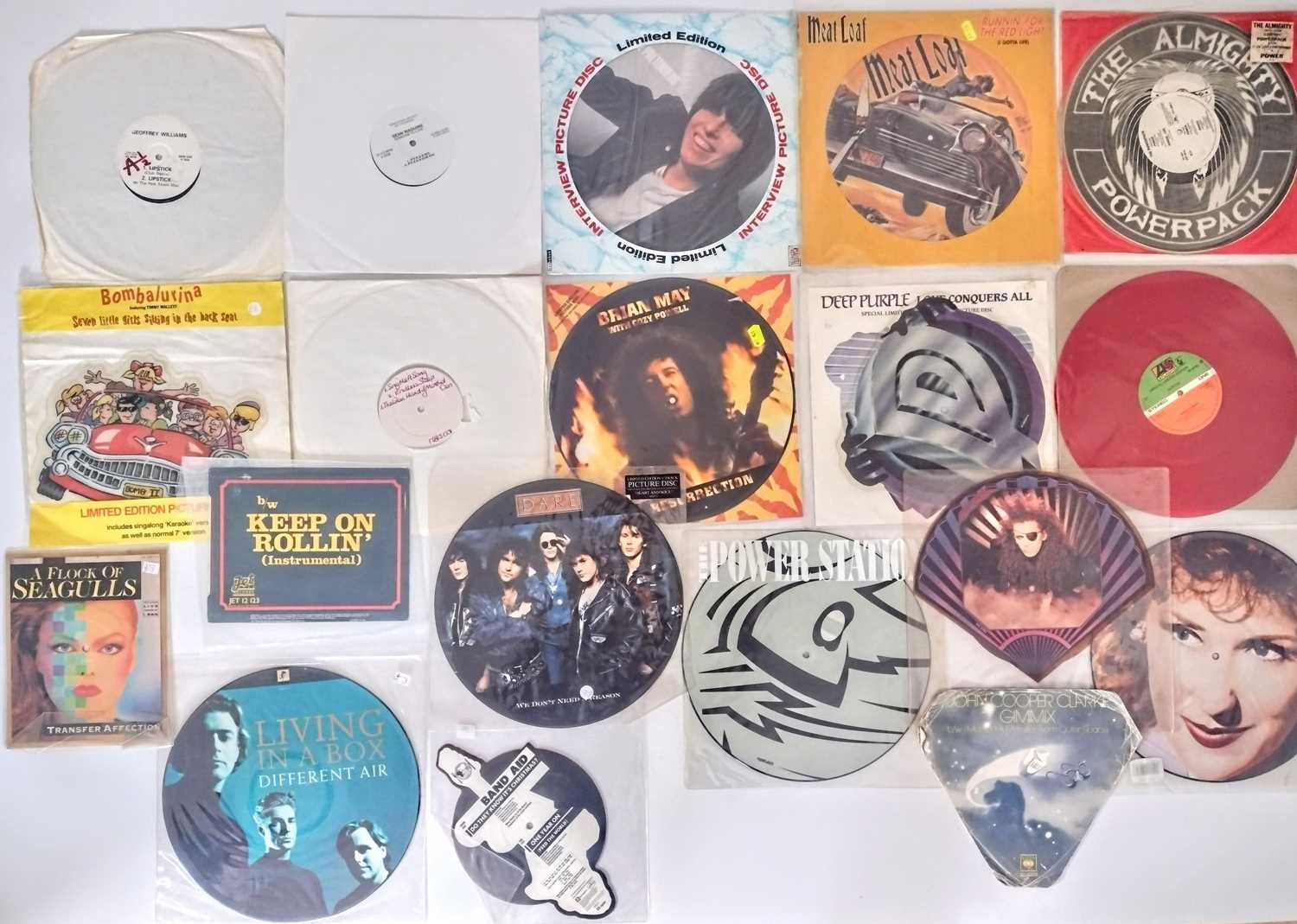 Lot 104 - PICTURE DISCS and COLOUR VINYL. Nineteen