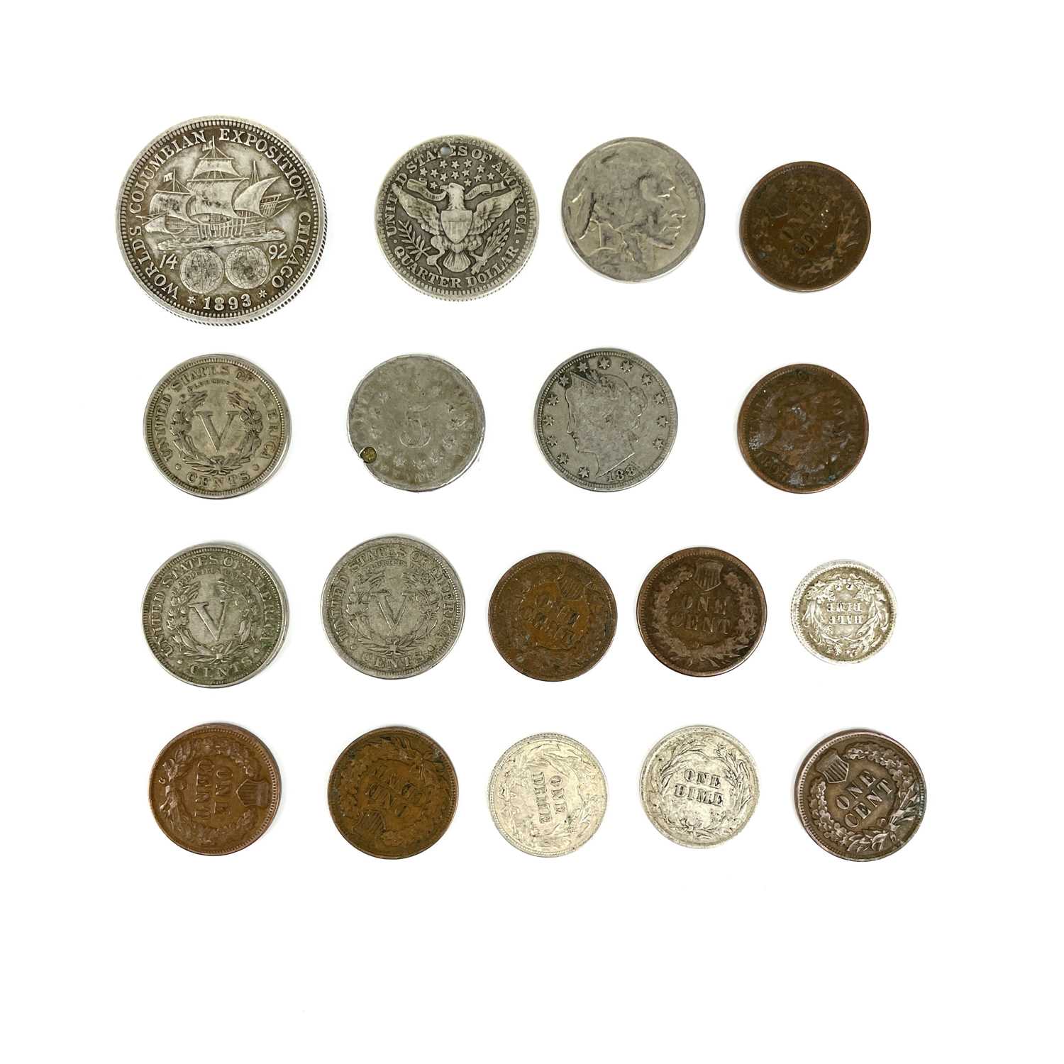 Lot 244 - U.S.A. Coinage (x18).