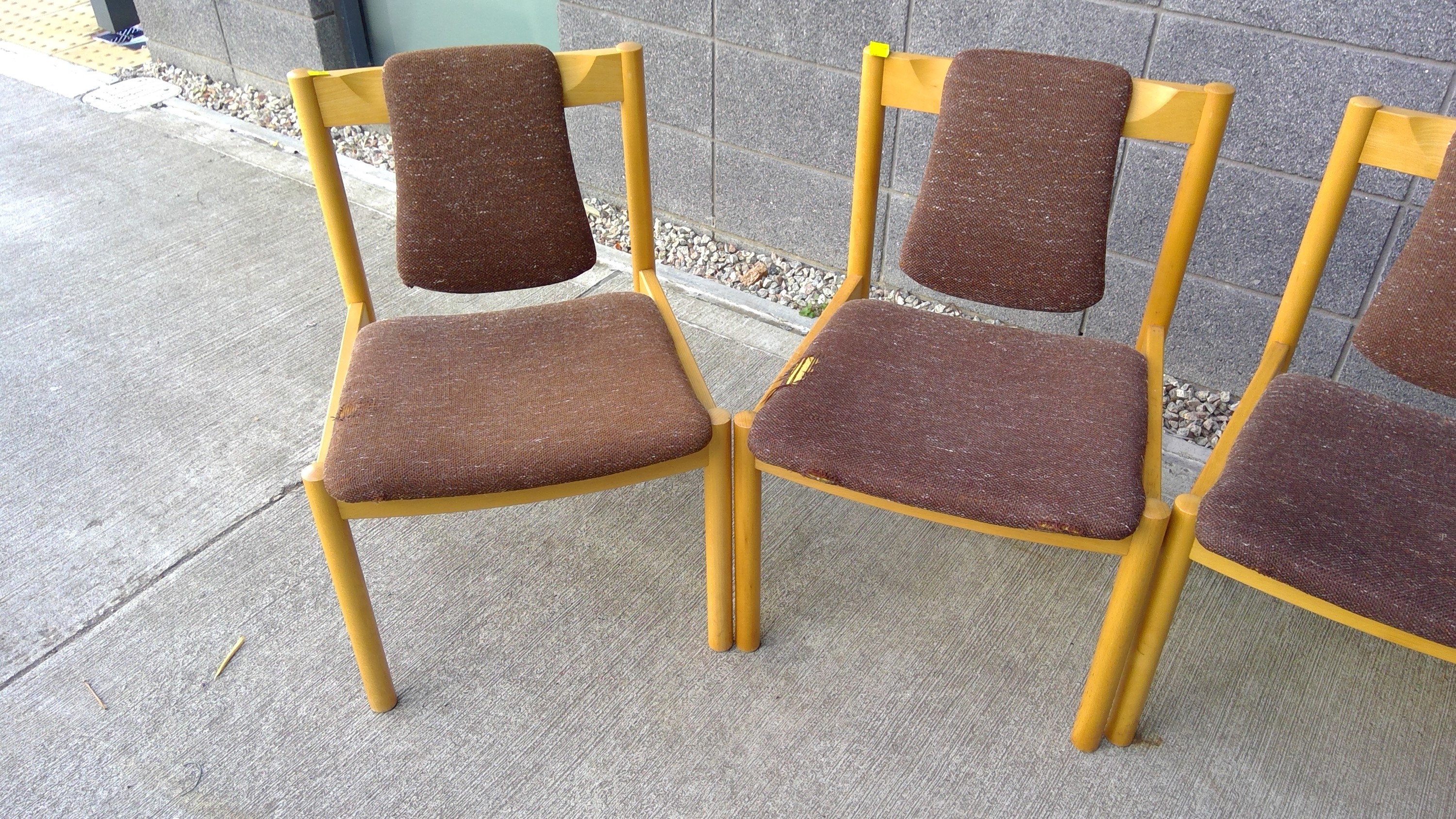 Lot 9 - Four ERCOL gold label number 775 Chairs in