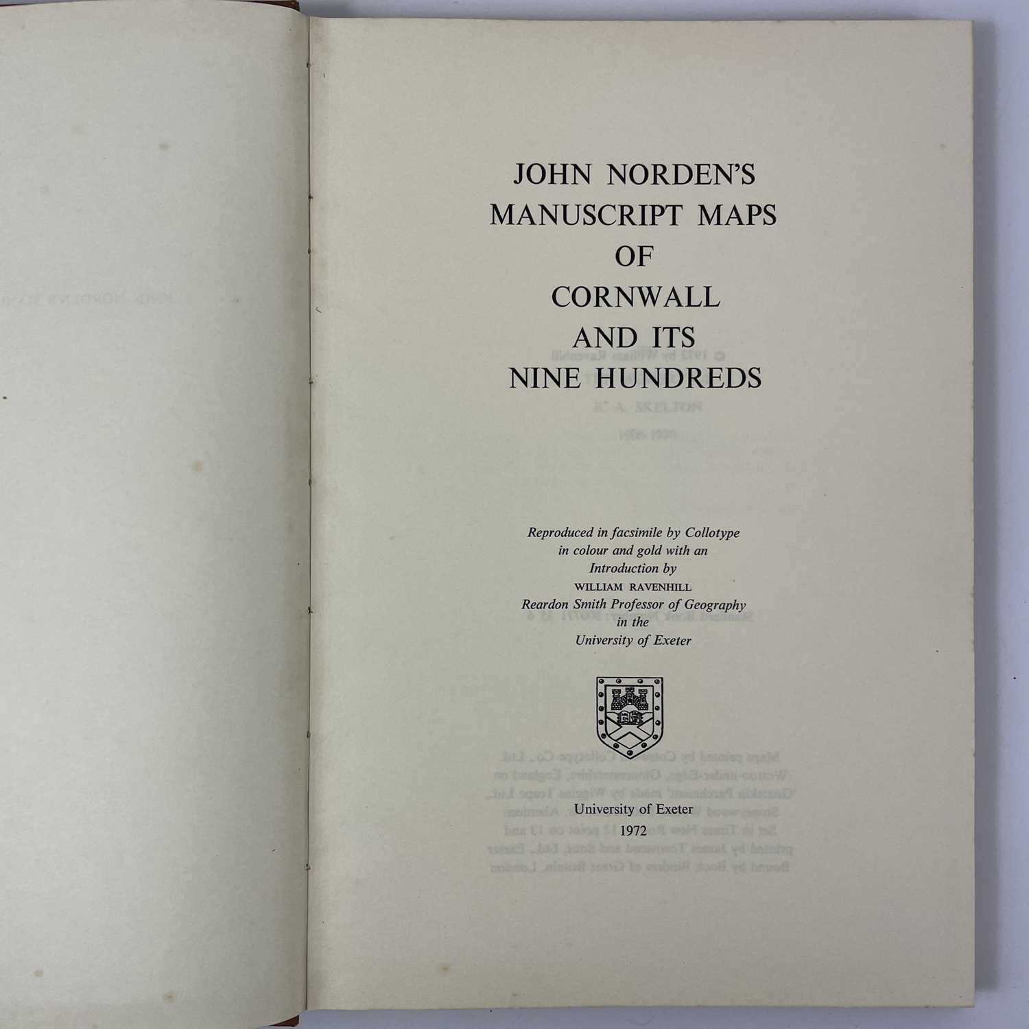Lot 51 - JOHN NORDEN. 'John Norden's Manuscript Maps