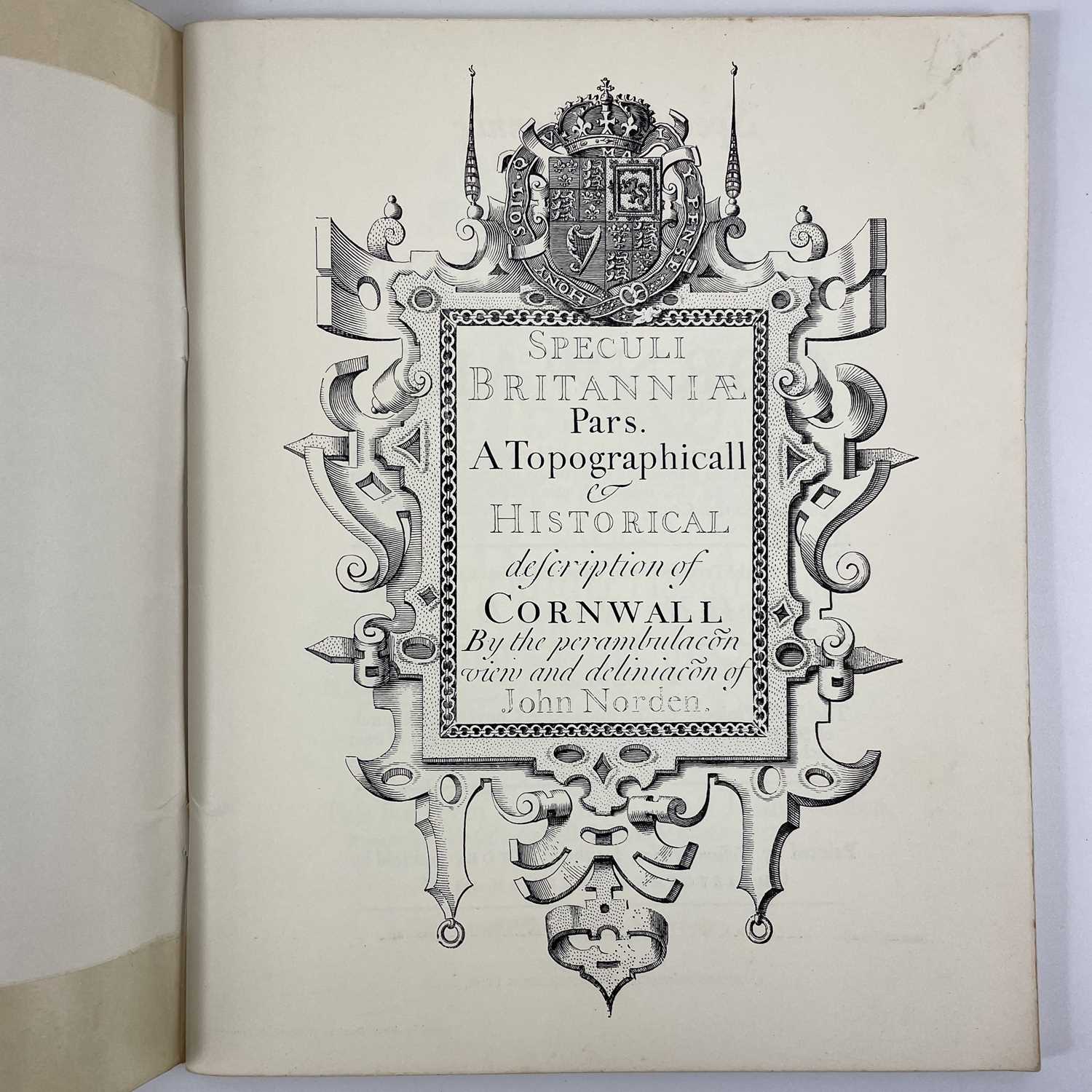 Lot 51 - JOHN NORDEN. 'John Norden's Manuscript Maps