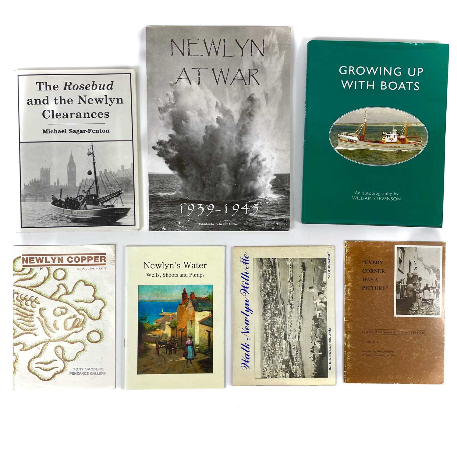 Lot 50 - Seven books on Newlyn.
