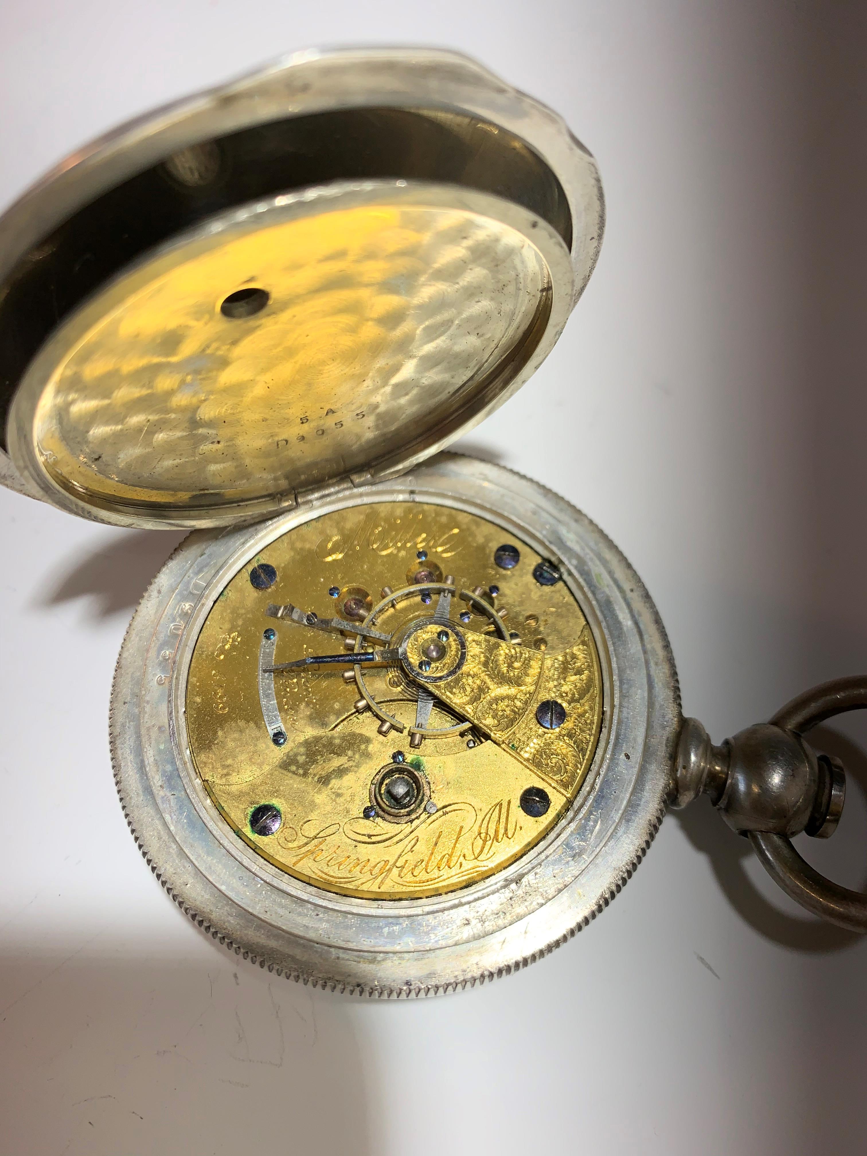 Lot 2516 - Silver Pocket Watch