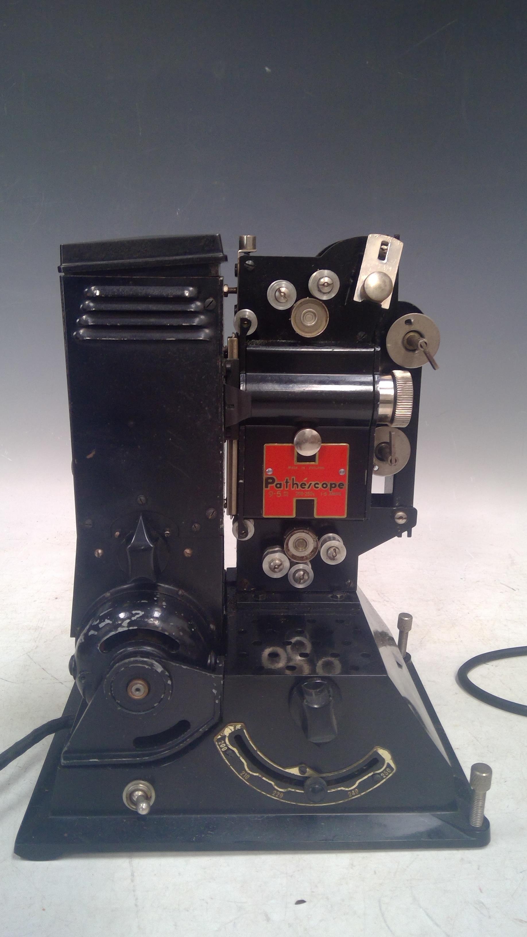 Lot 29 - A Pathescope, 9.5mm Film Projector. The item