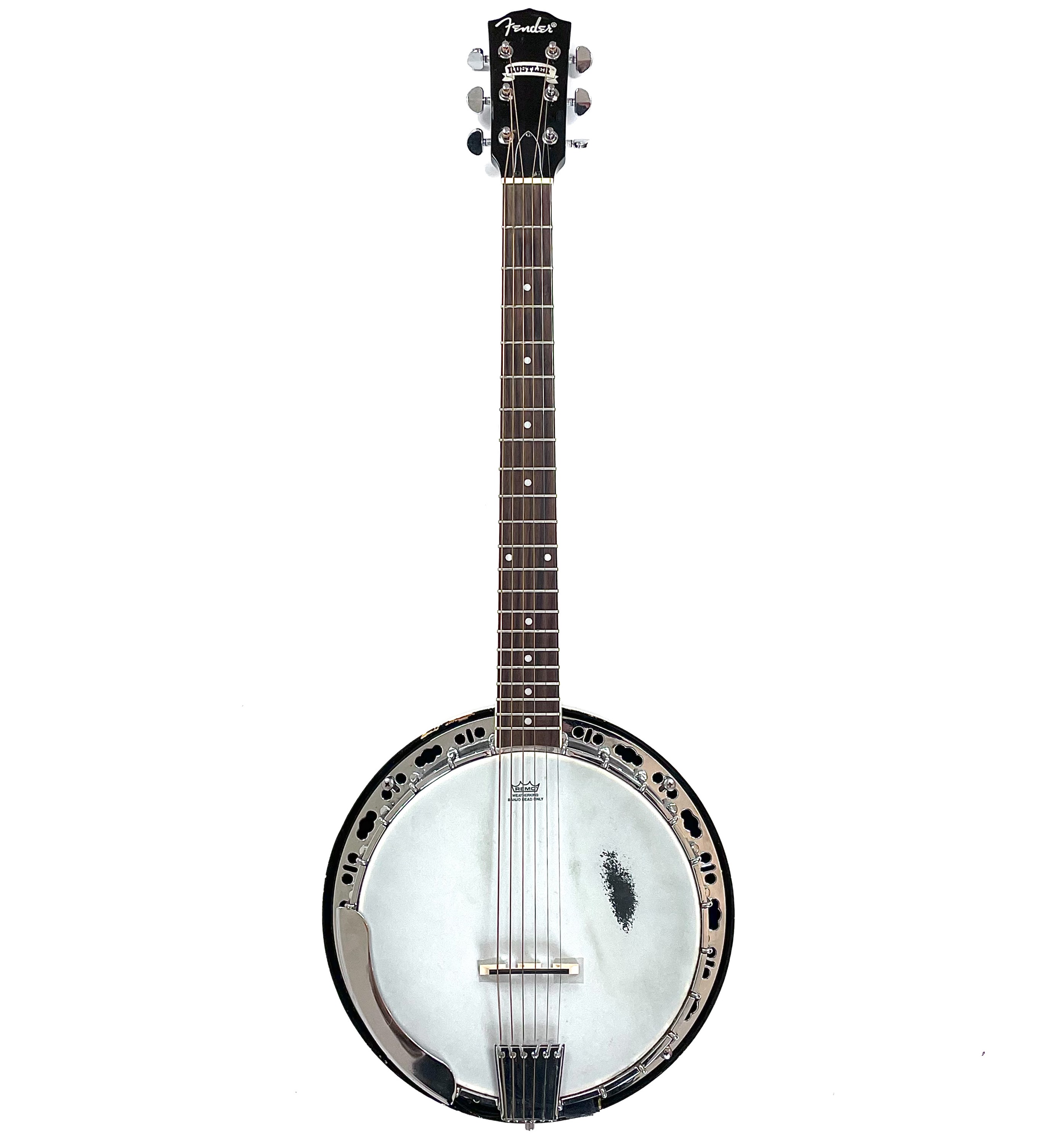 Lot 244 - A Fender Rustler six string banjo.