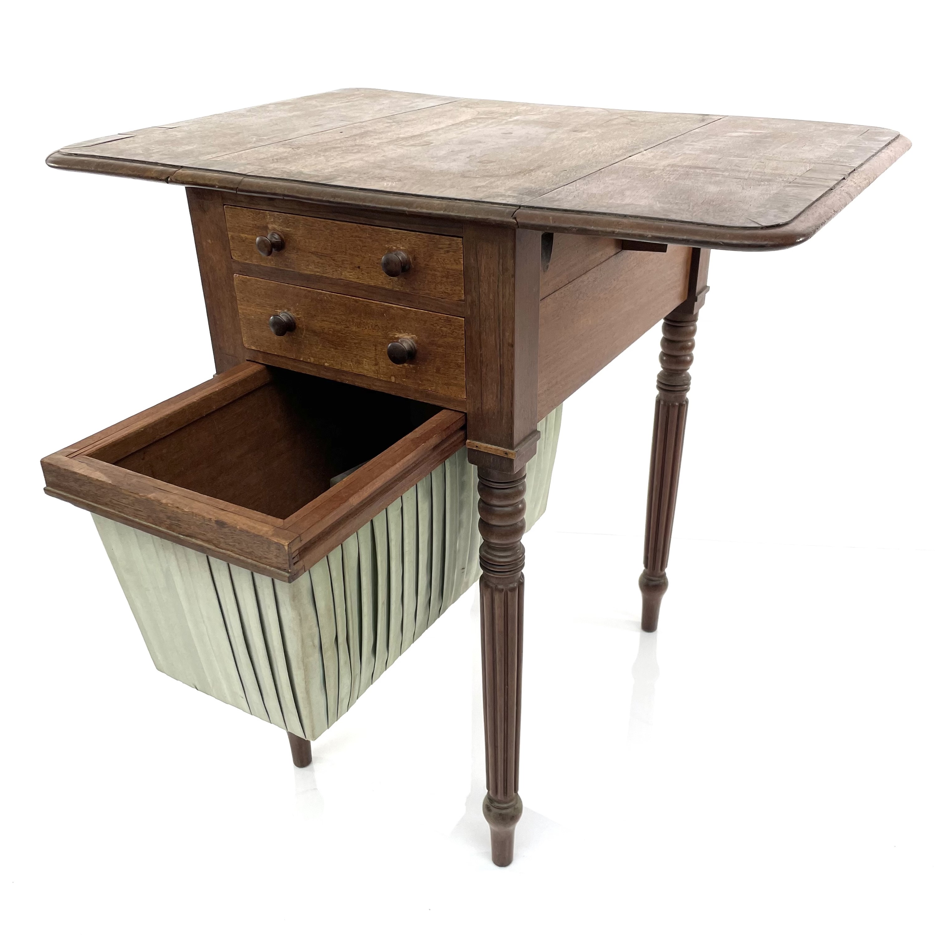 Lot 1866 - A Regency mahogany and rosewood banded twin